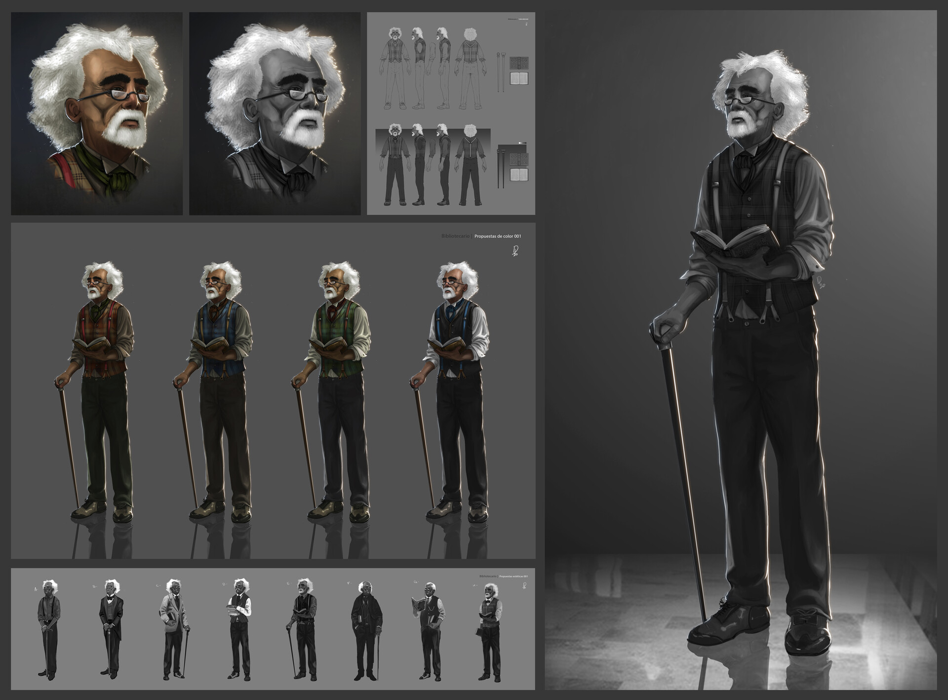 Dani Puente - Tenebris Pictura Characters - (2019)