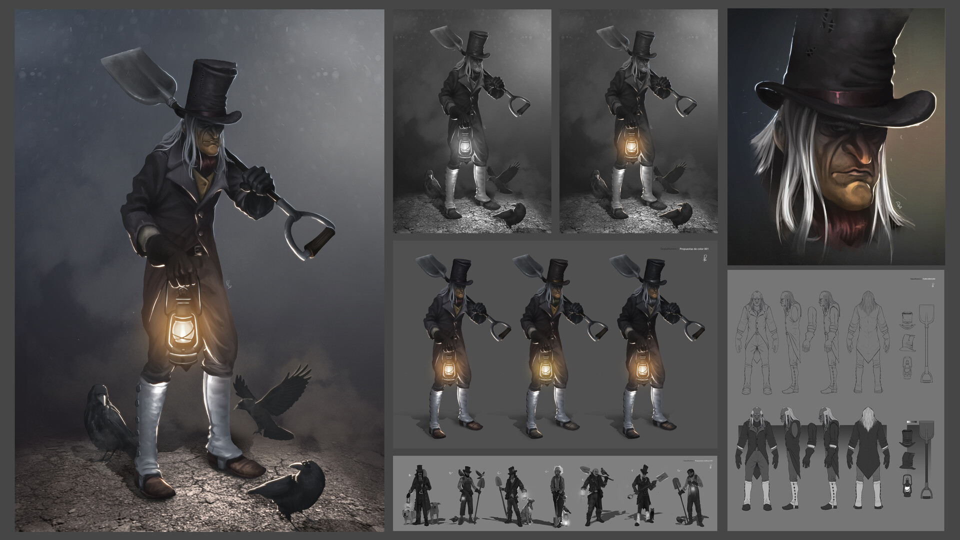 ArtStation - Tenebris Pictura Characters - (2019)