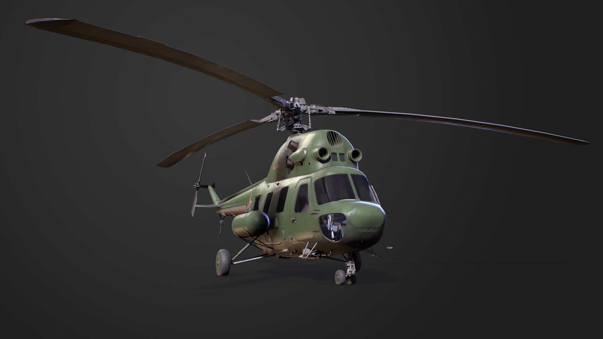 ArtStation - Mi-2 helicopter