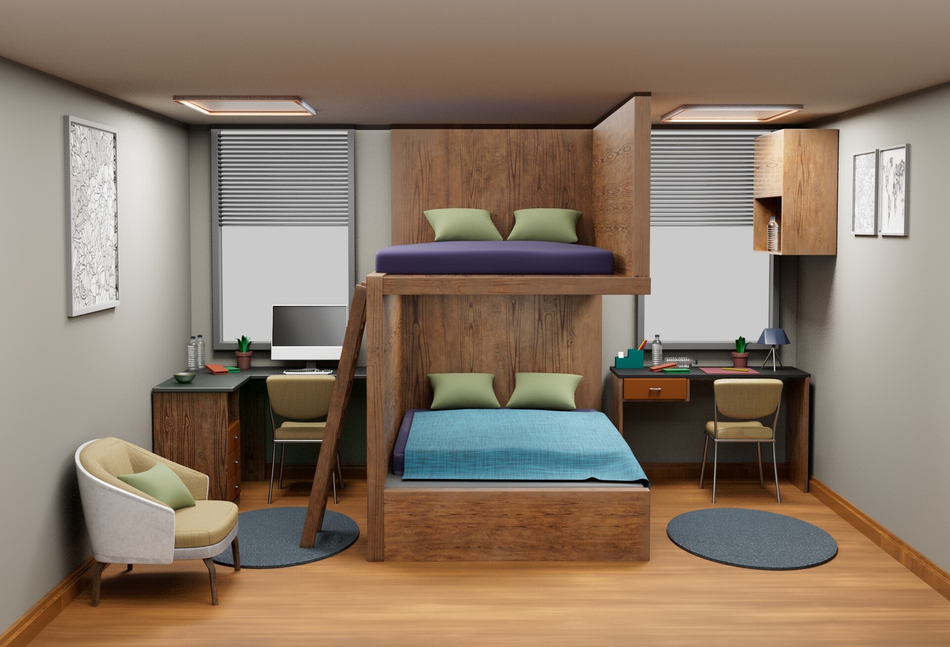 ArtStation - INTERIOR MODEL