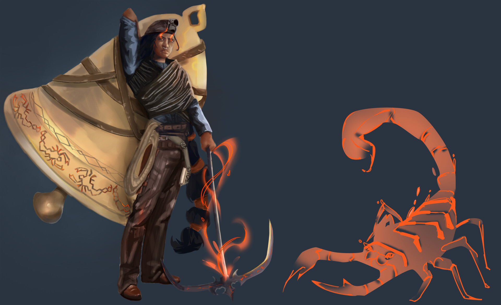 ArtStation - Arcane Trigger-Summoner Cowboy