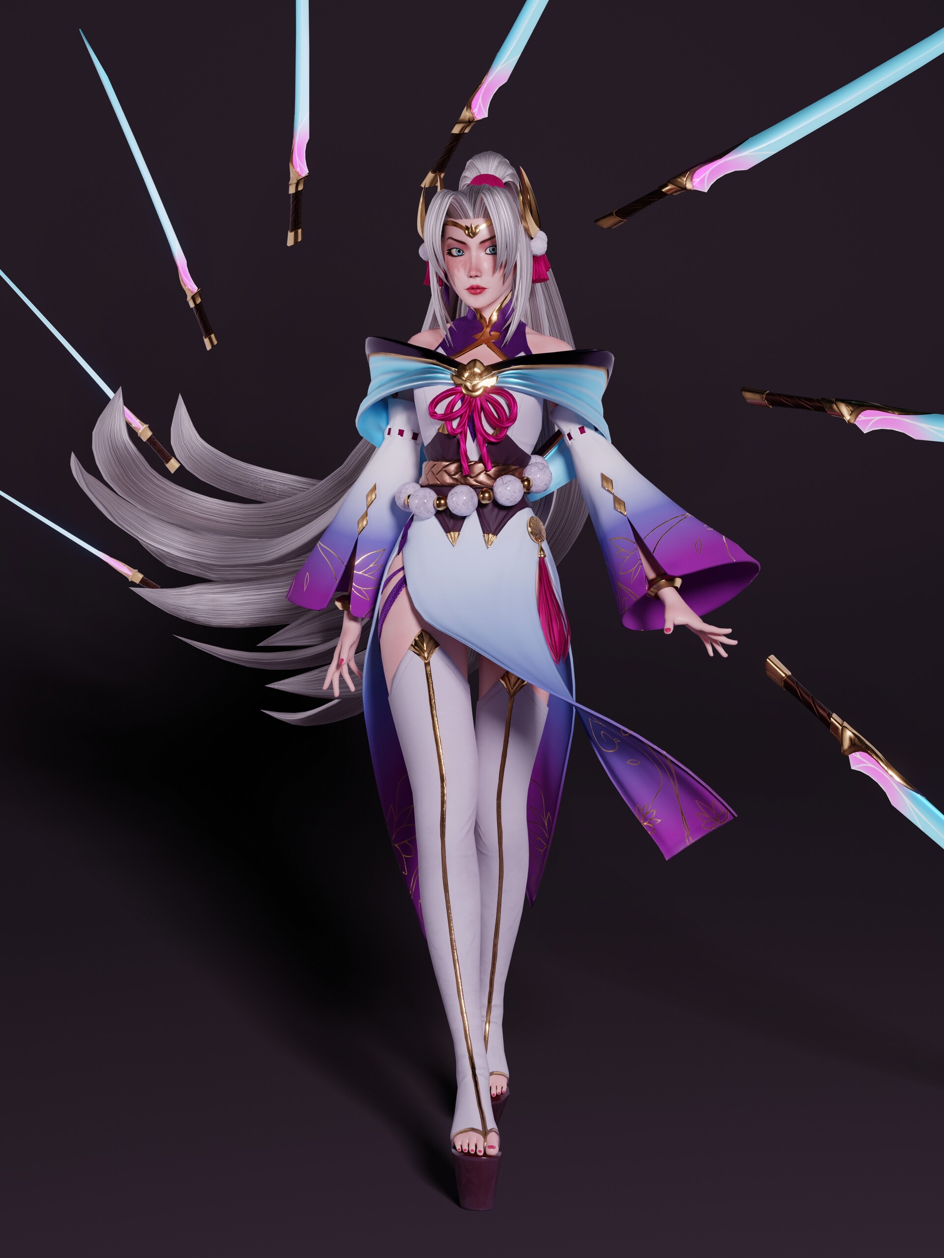 ArtStation - Spirit blossom Irelia-FAN ART