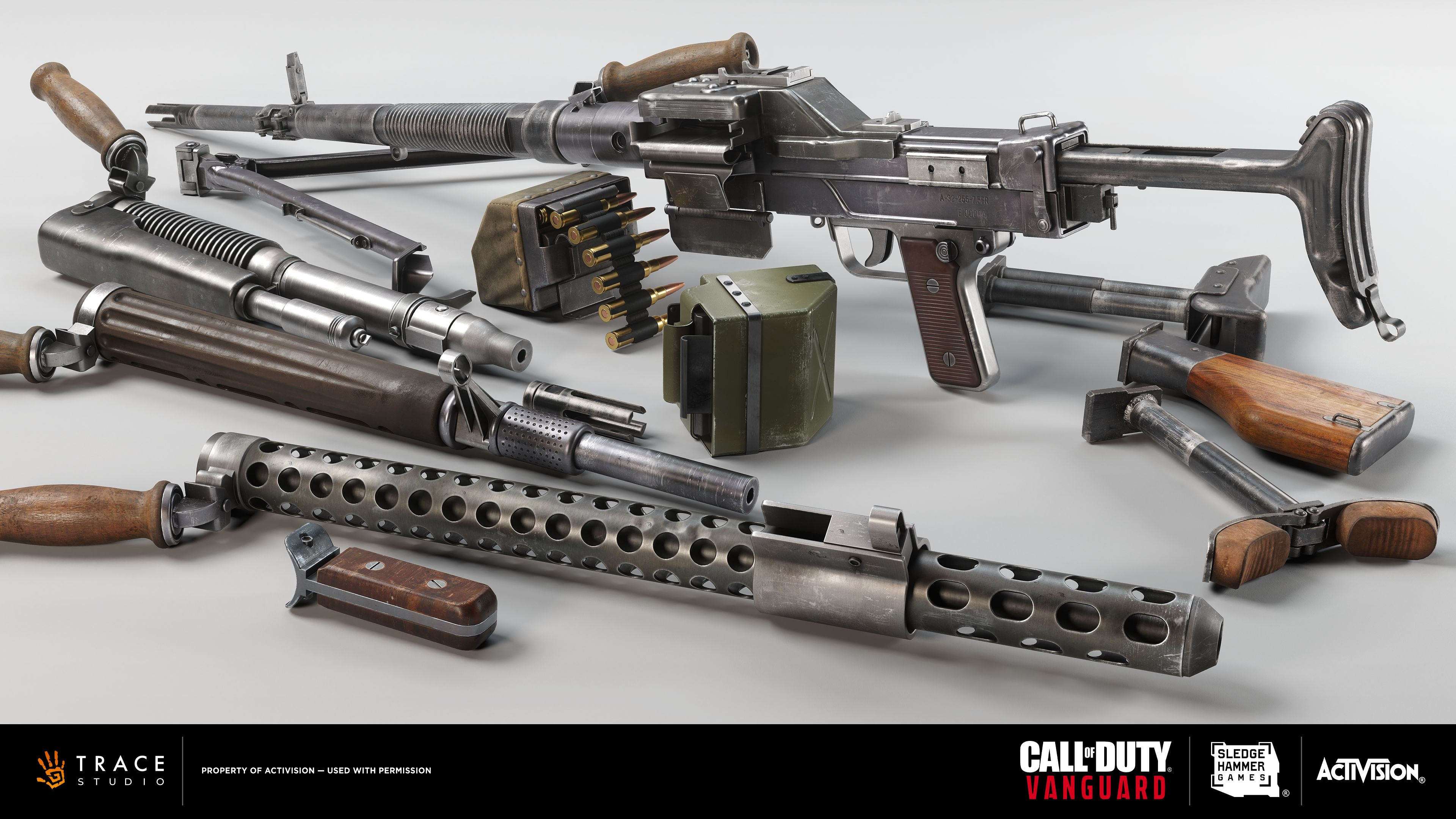 TRACE studio - In-game Weapon asset for Call of Duty: Vanguard