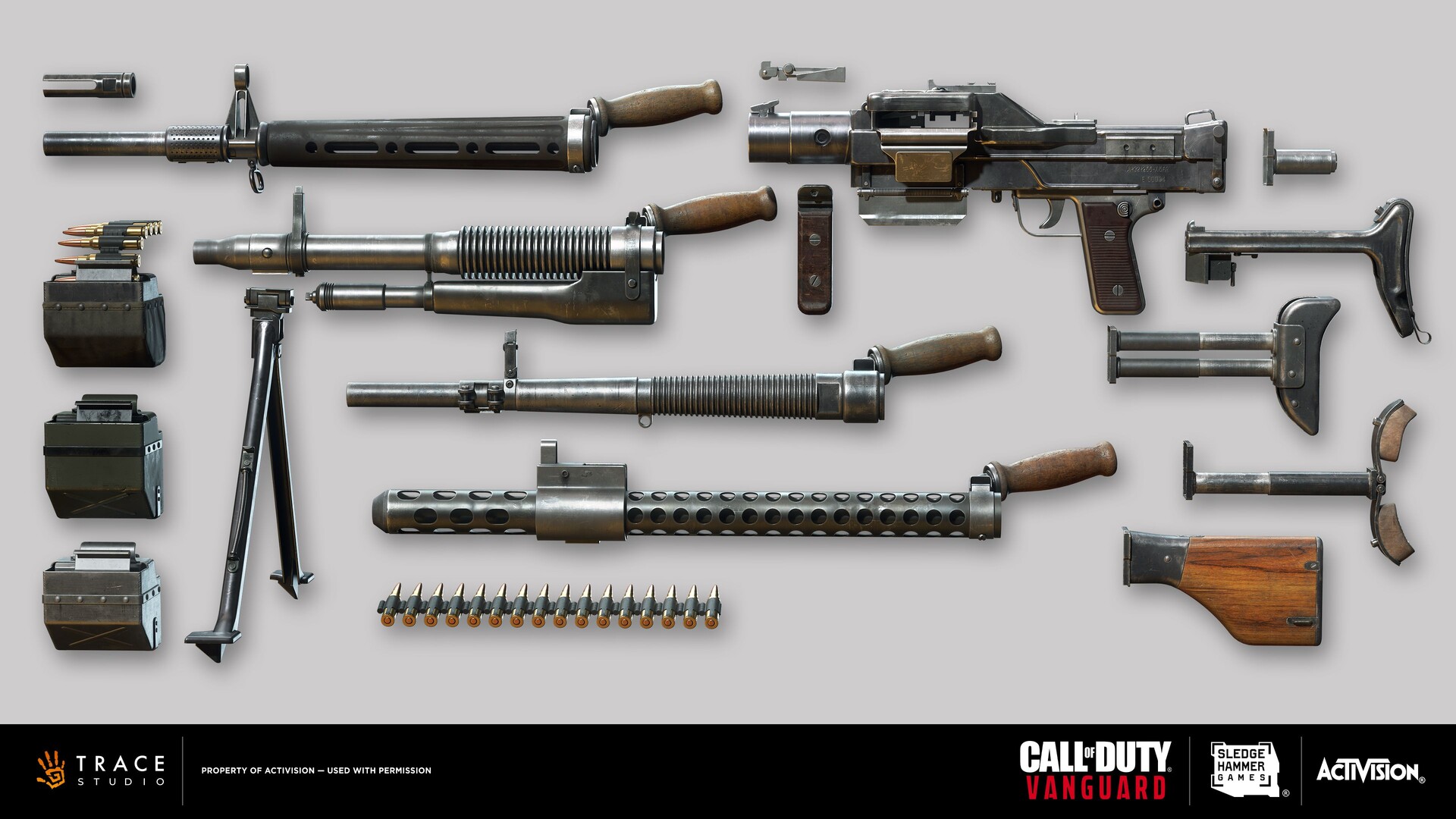 TRACE studio - In-game Weapon asset for Call of Duty: Vanguard