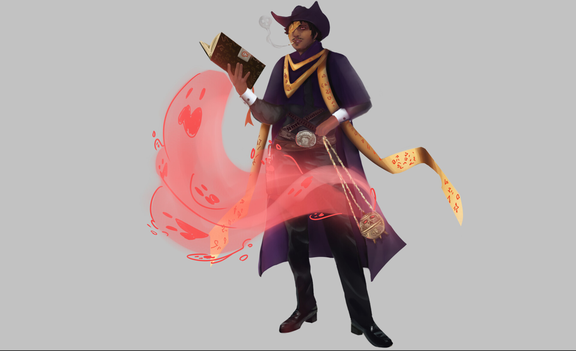 ArtStation - Arcane Trigger- Necromancer Cowboy