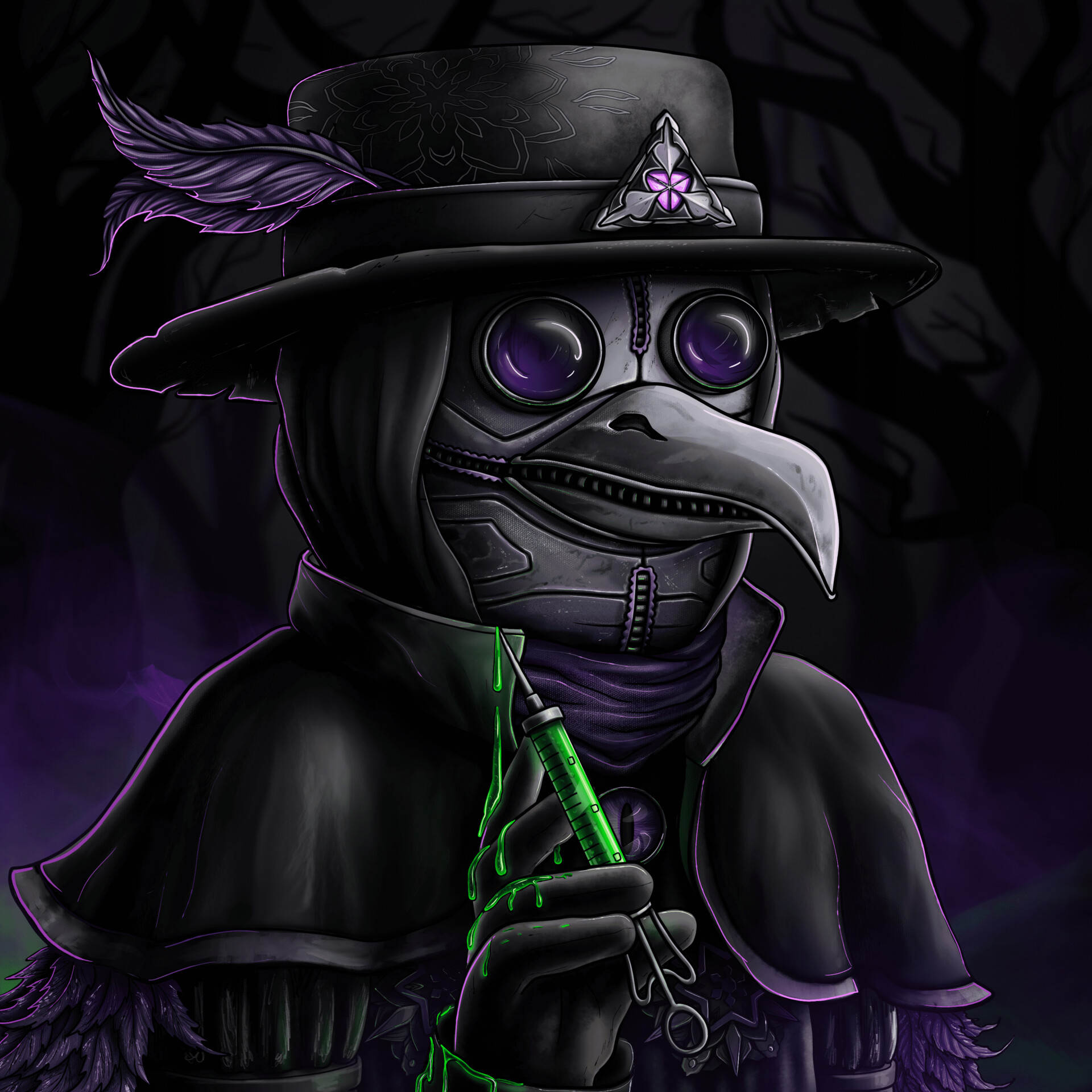 ArtStation - A rare nft "plague doctor"
