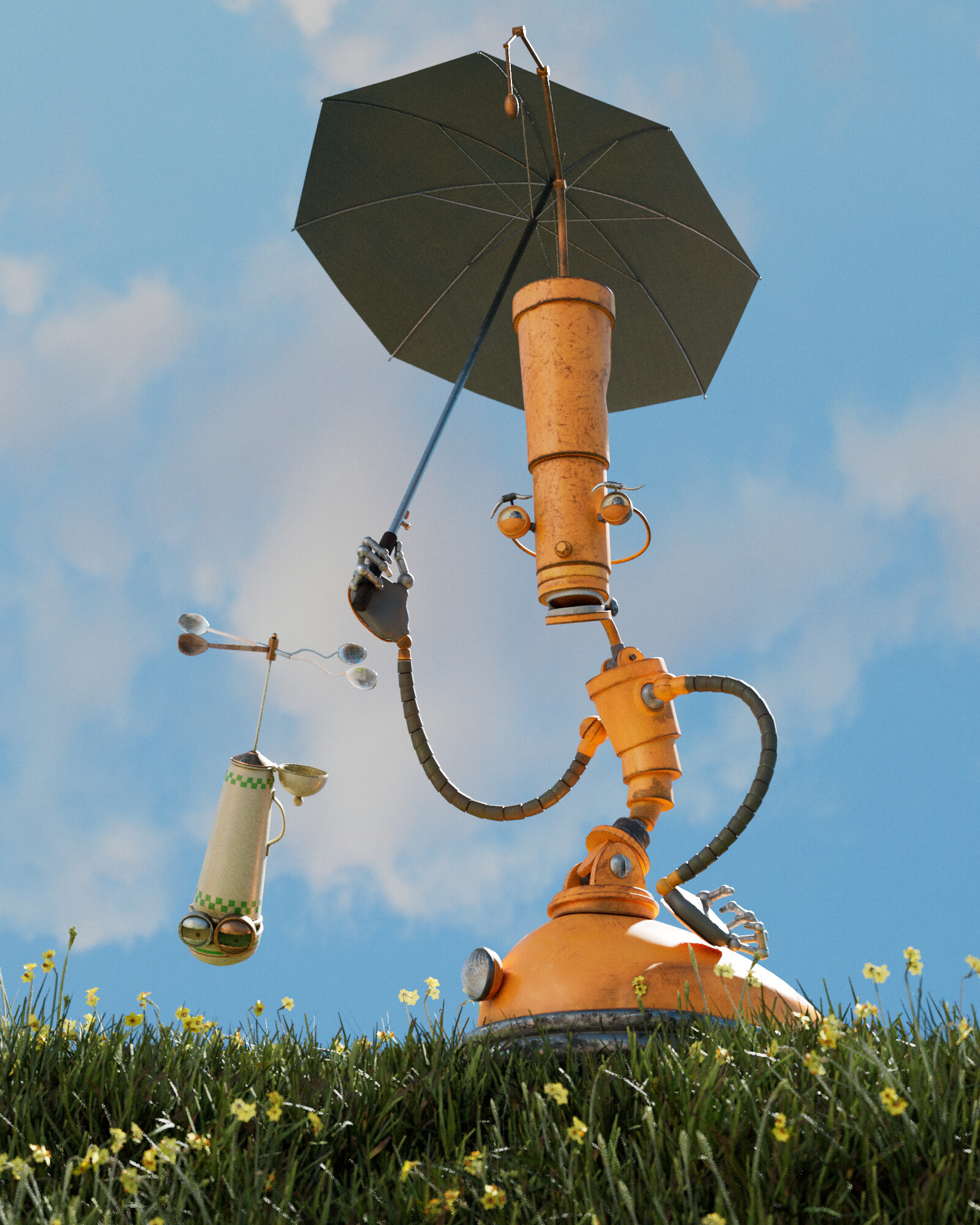 ArtStation - Casey & Wonderbot 3D render