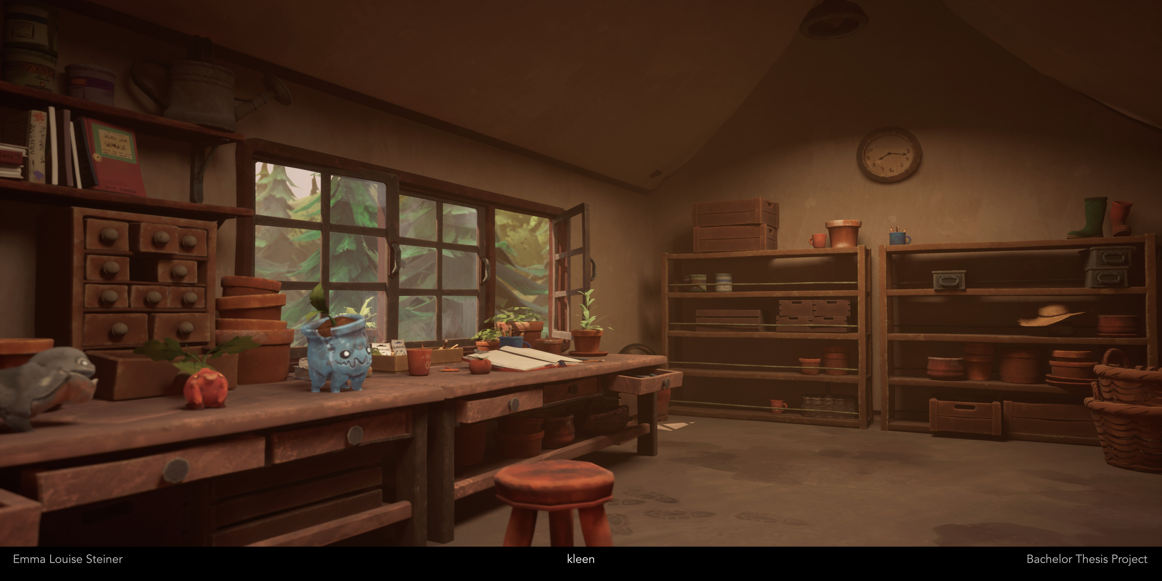 Emma Steiner - kleen - interactive 3D environment (2023)