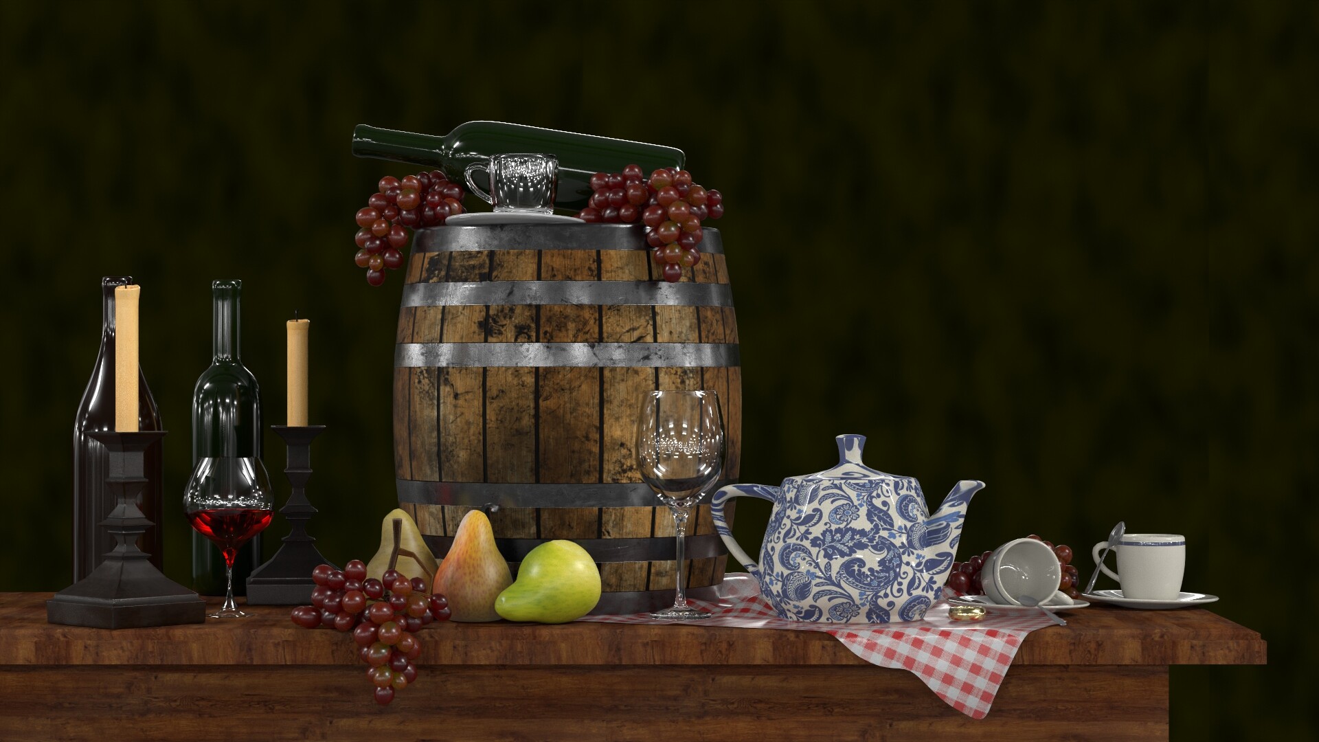 ArtStation - dining table et cetera_texture