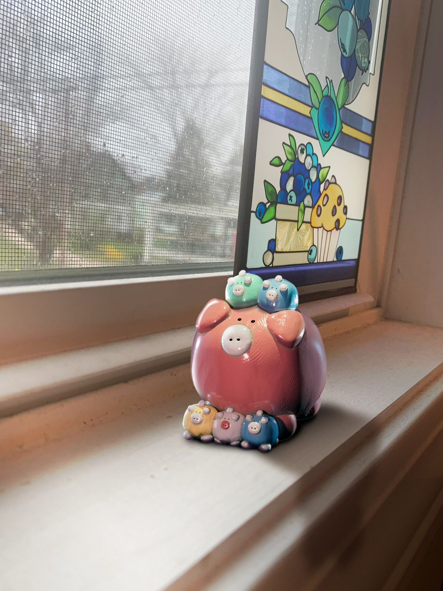 ArtStation - Rainy Day Pigs