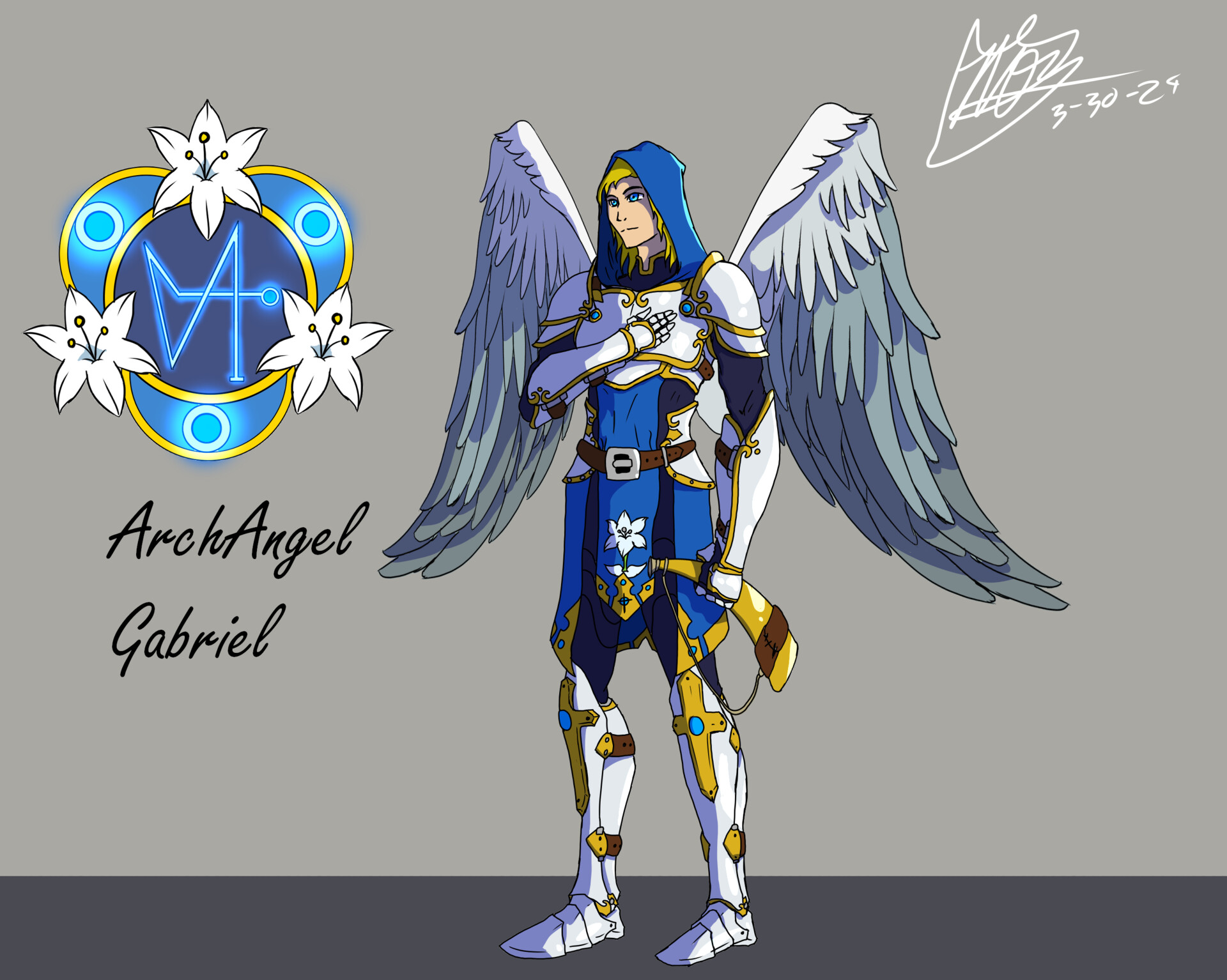 ArtStation - Arch angel Gabriel re-draw