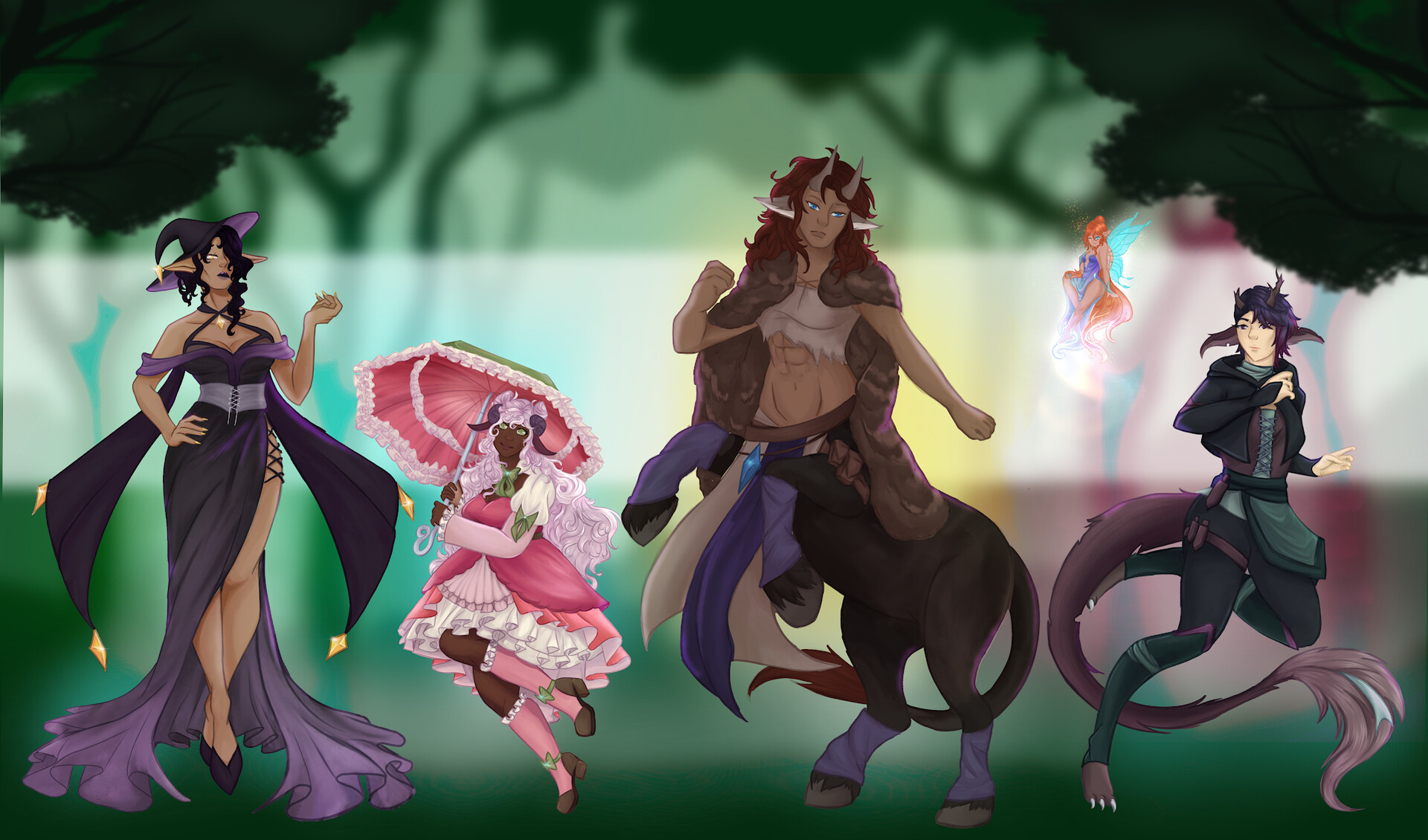 ArtStation - DND Party Concept