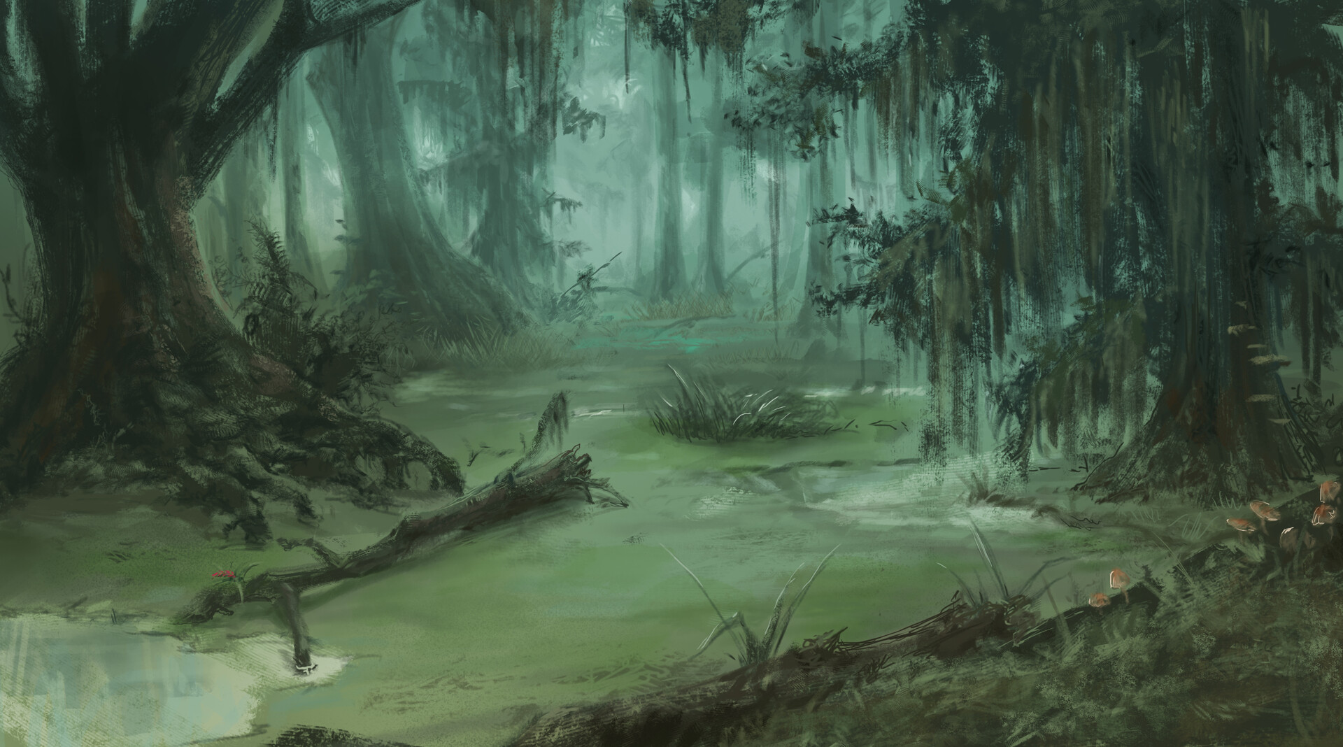 ArtStation - Marsh Path