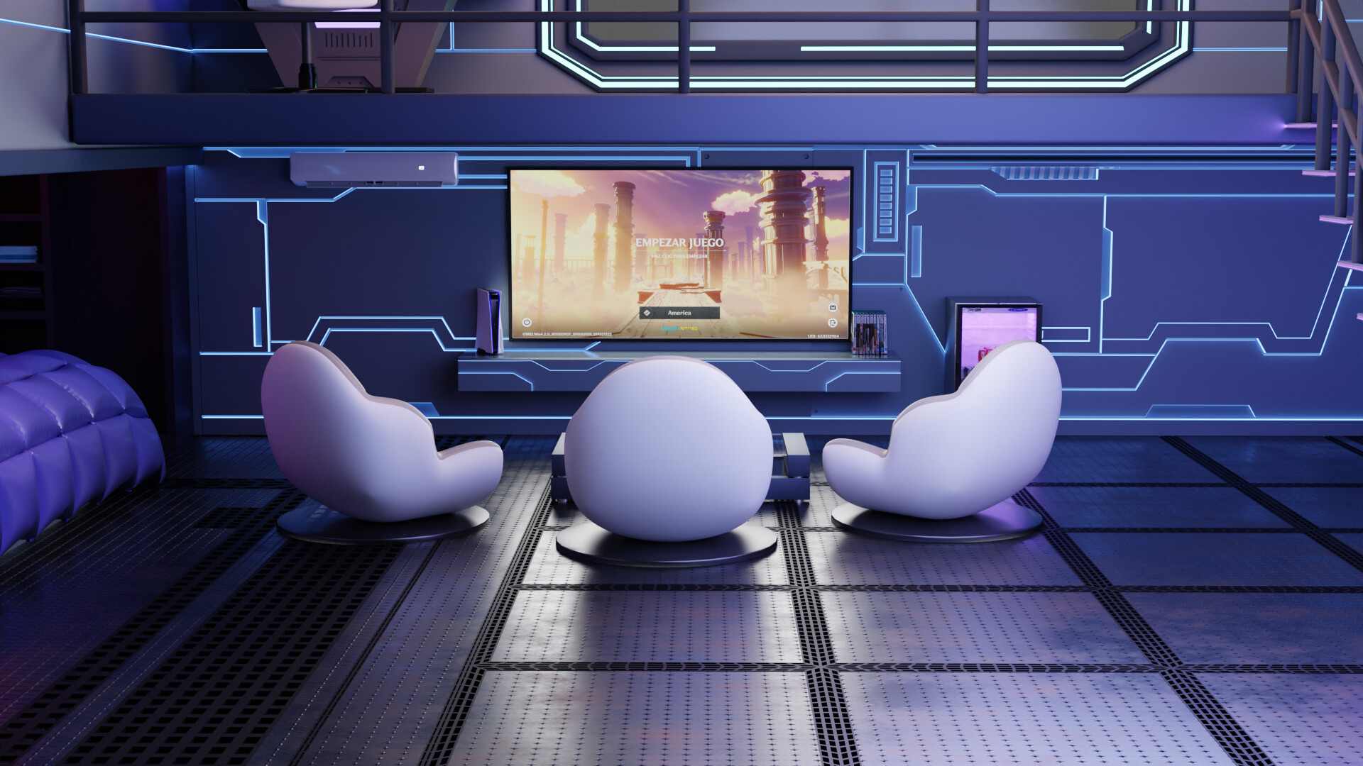 ArtStation - Modelo 3D Interior 1