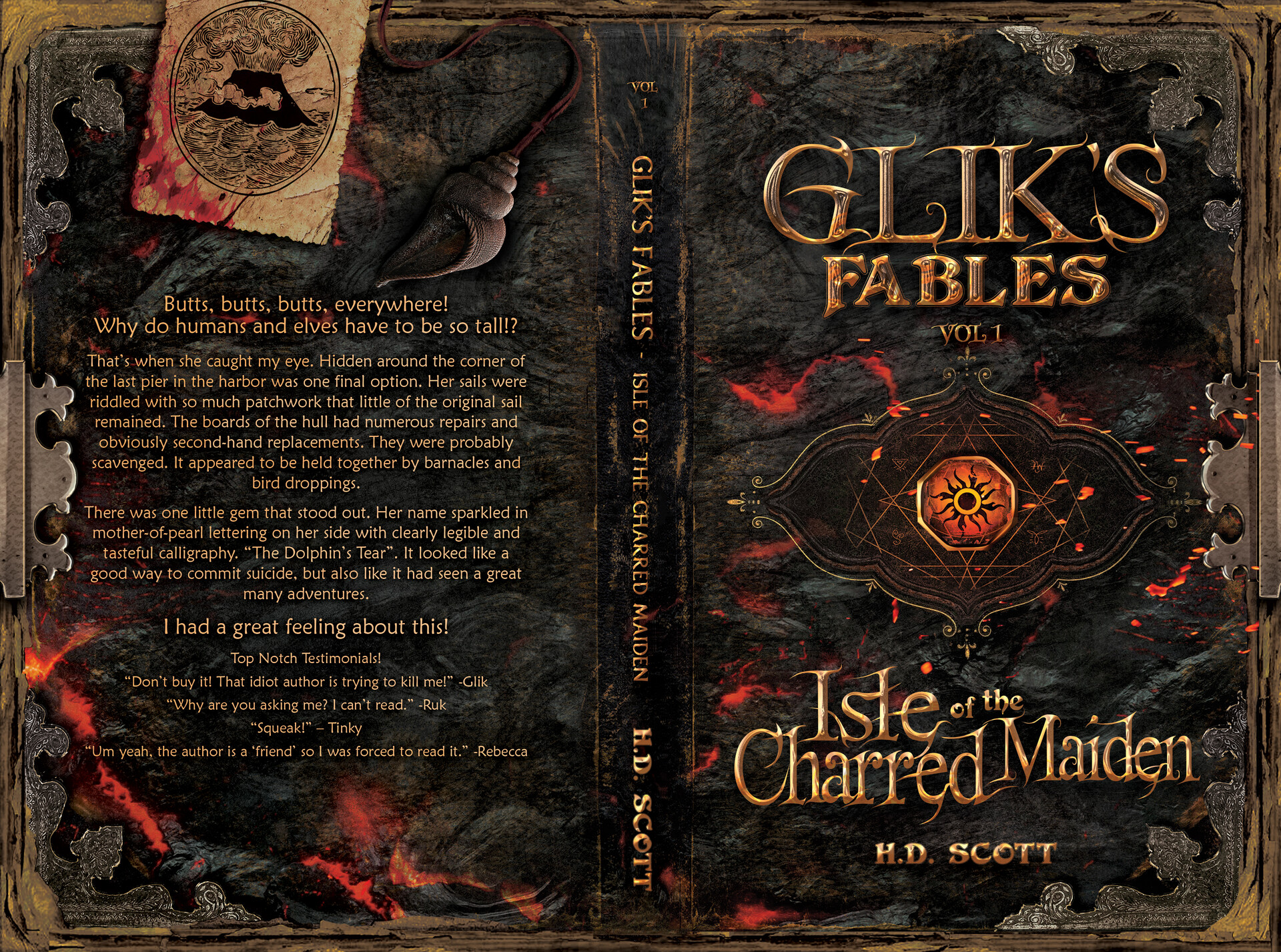 ArtStation - Book Cover and Map Designs For Glik's Fables by H.D Scott
