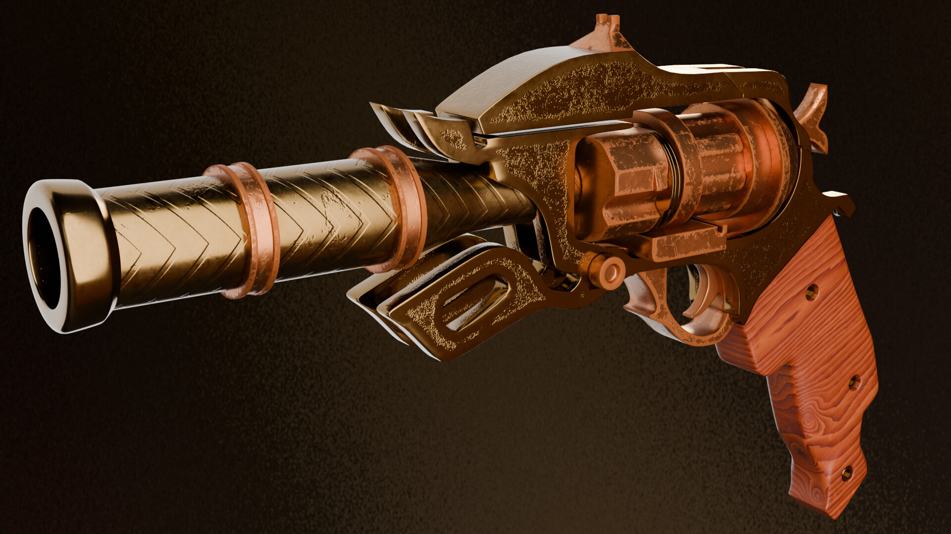 ArtStation - Steampunk Gun