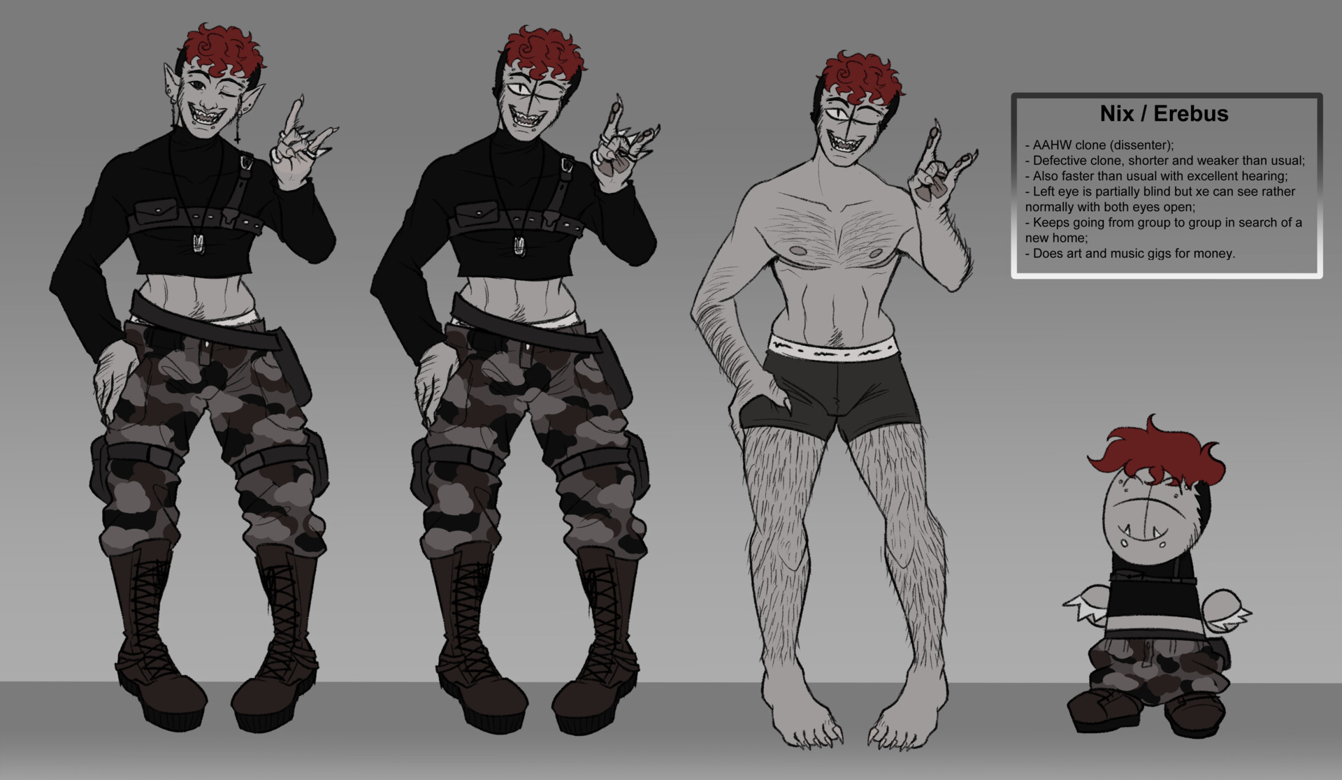 ArtStation - Self-insert Ref Sheet