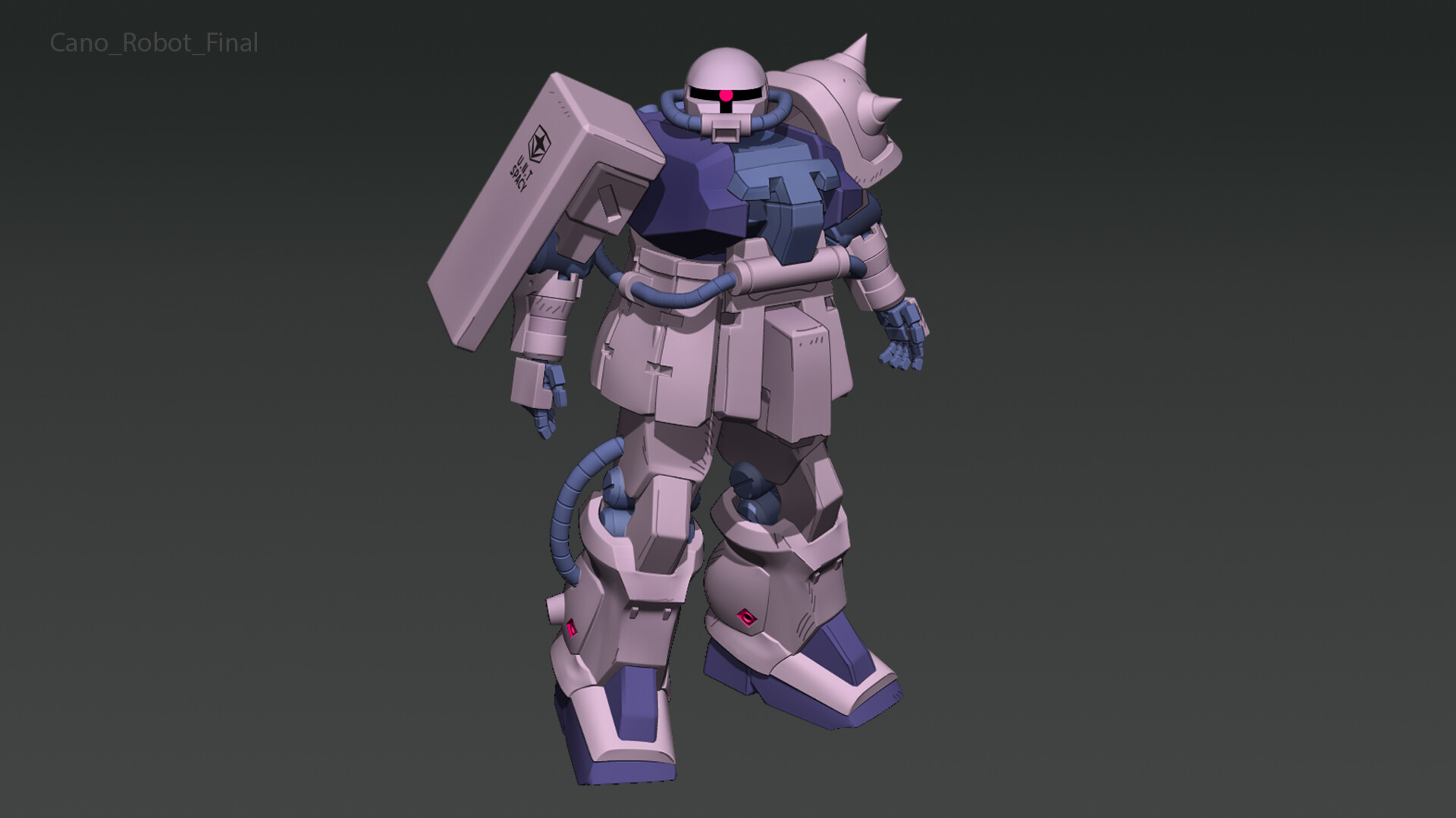 ArtStation - Zaku 3D Model