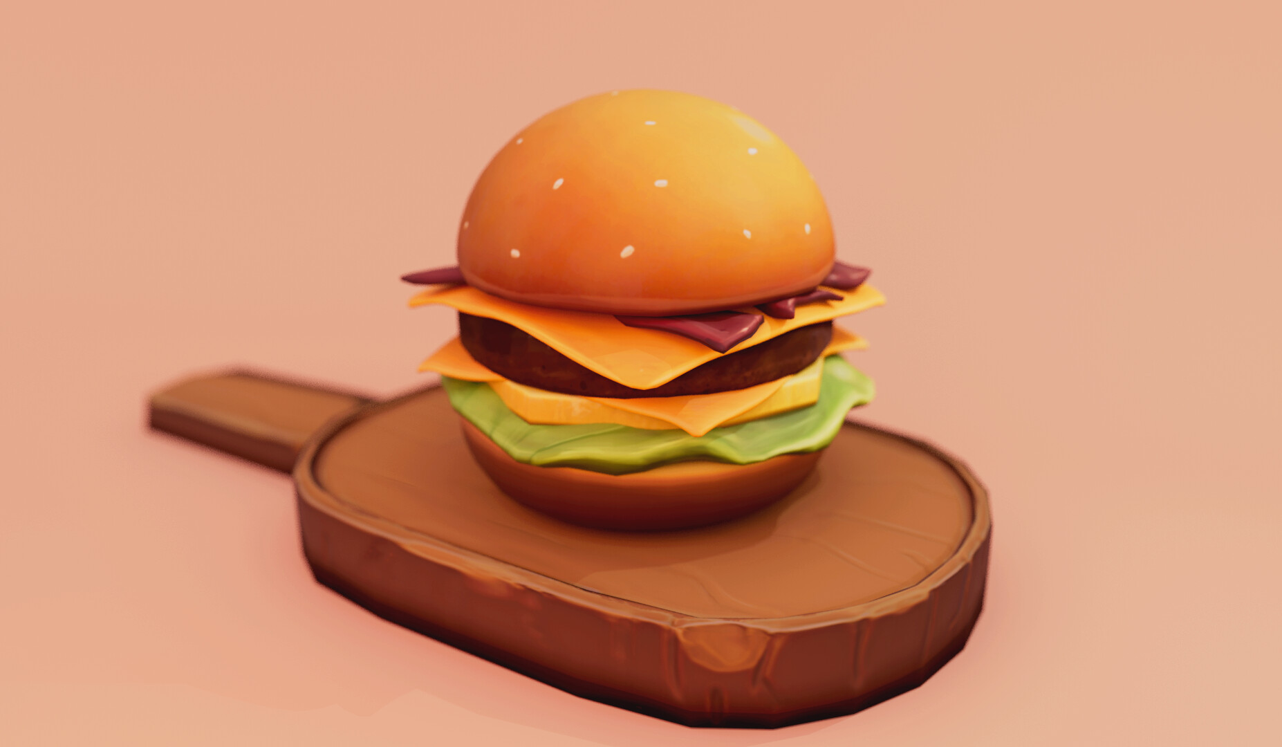 ArtStation - Bacon Cheeseburger