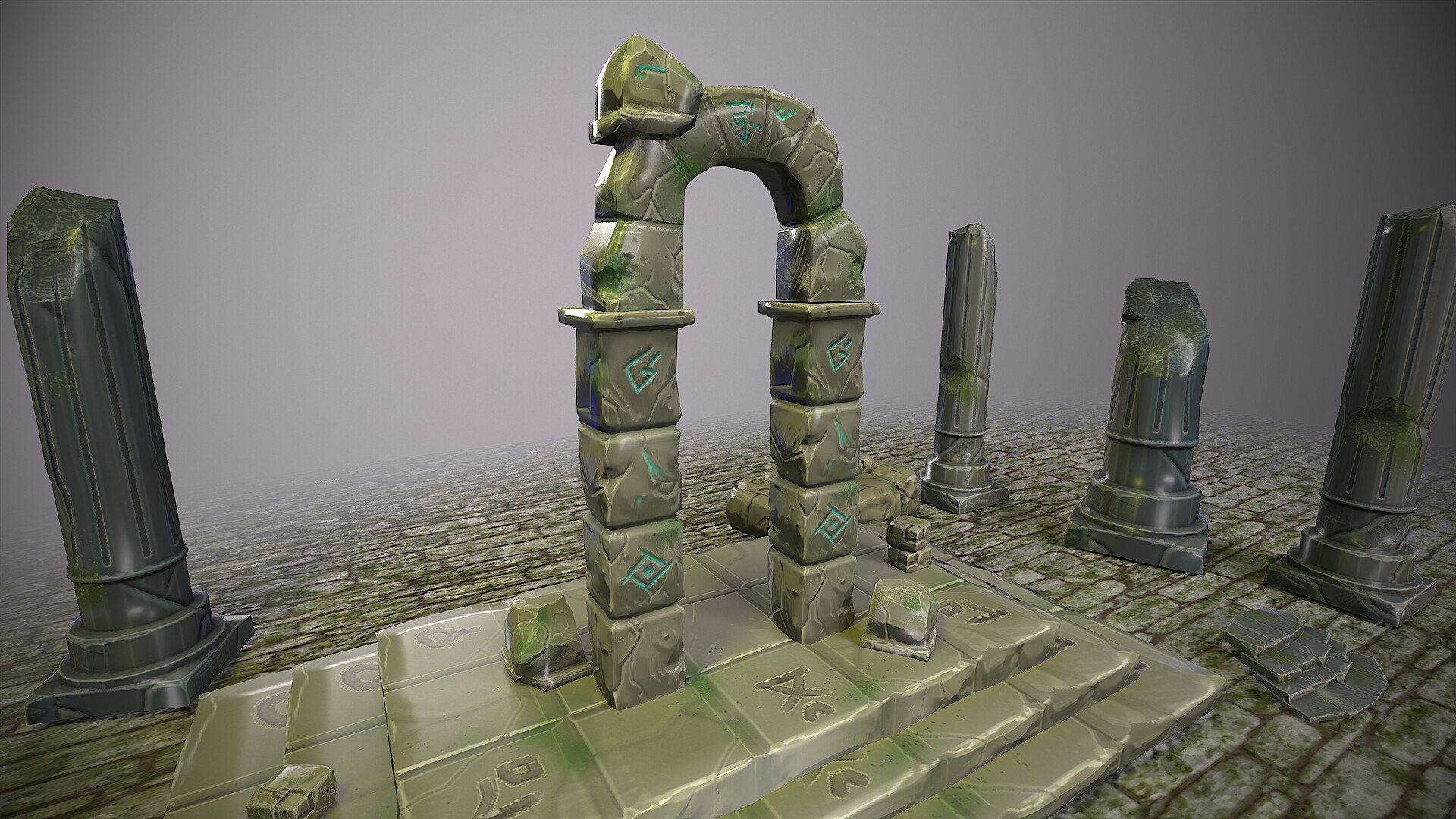 ArtStation - temple prap