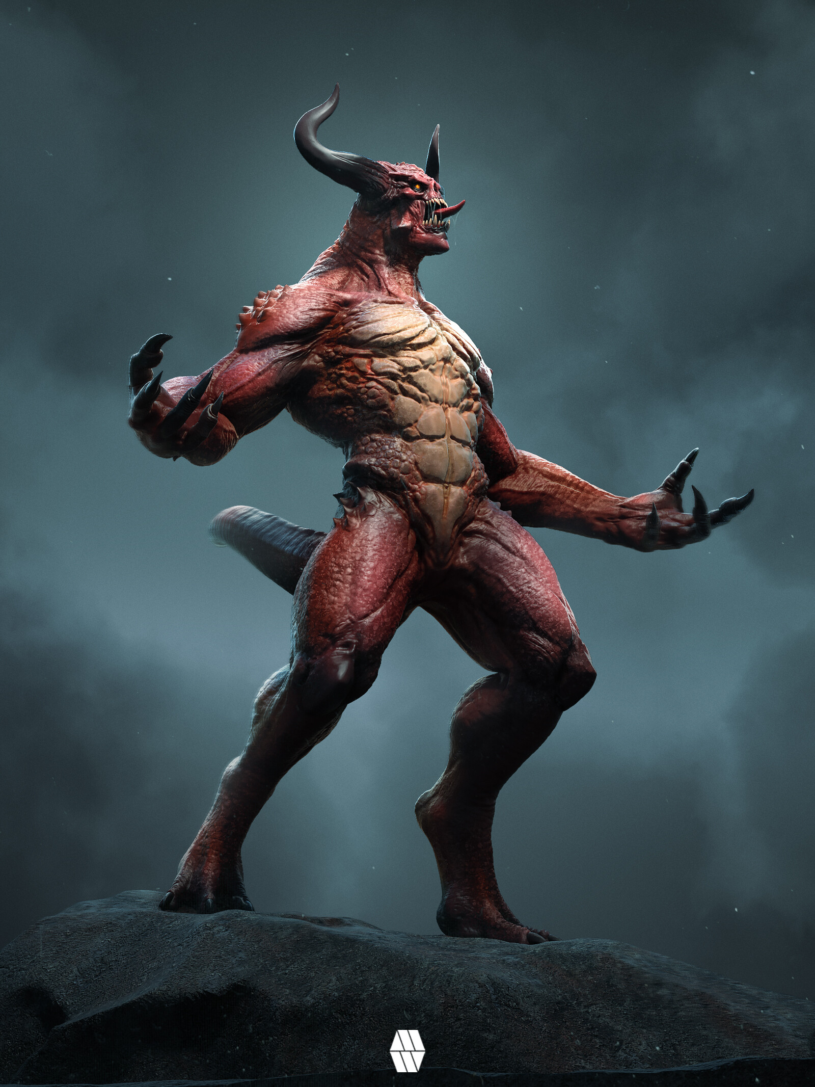 ArtStation - A Demon Emerges - 'Demon' Concept