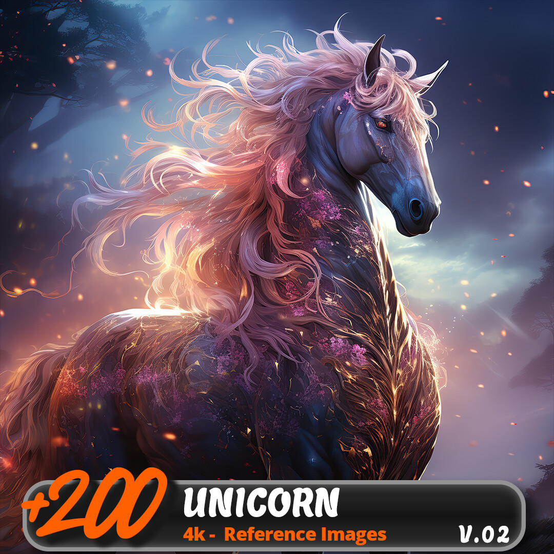 ArtStation - UNICORN VOL. 02/ 4K/ Reference Image