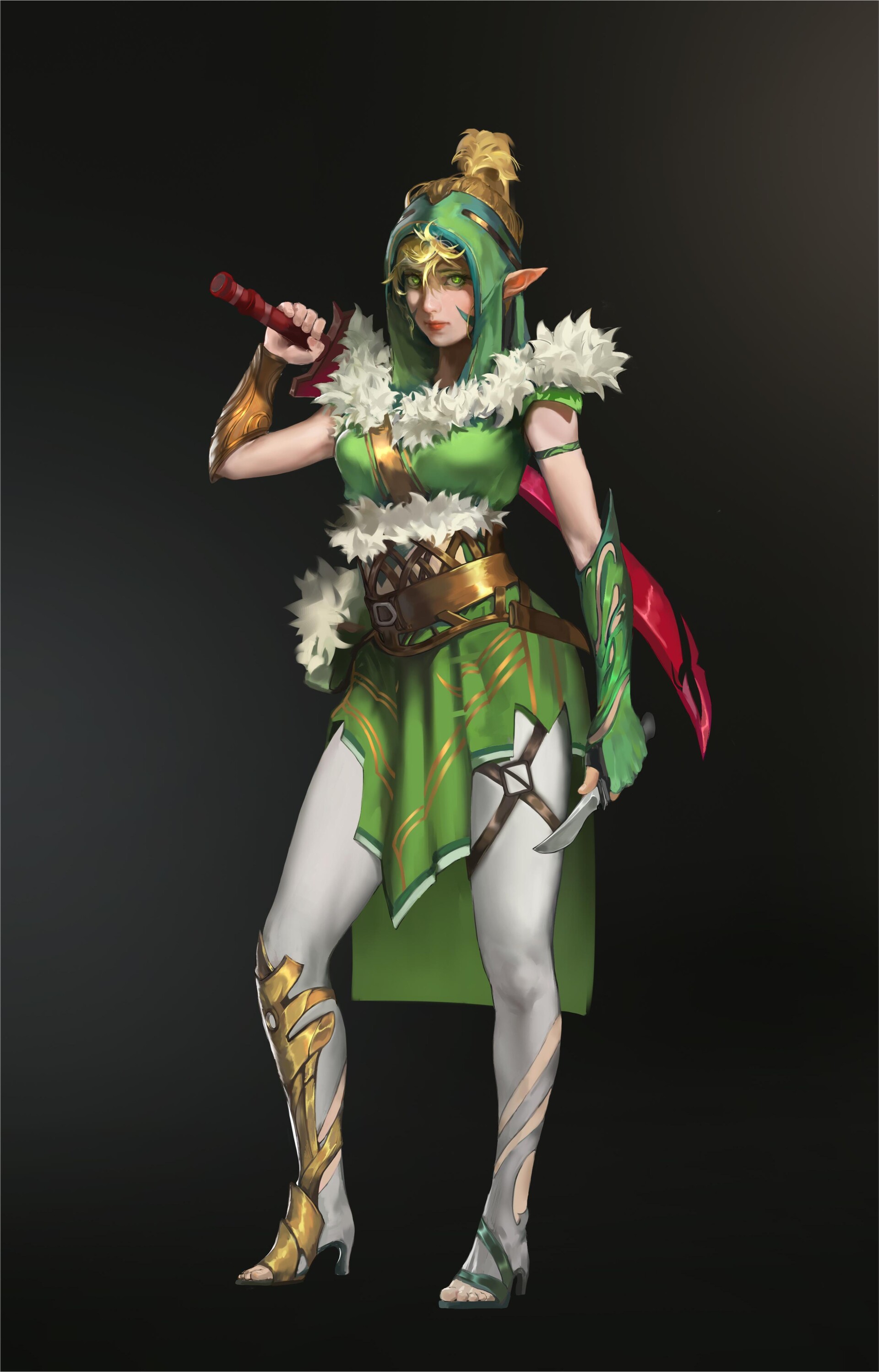 ArtStation - Character design-Arya