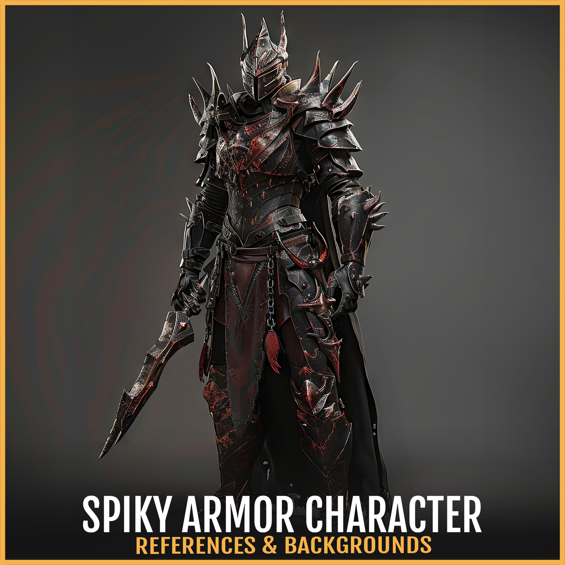 ArtStation - 303 Spiky armor character