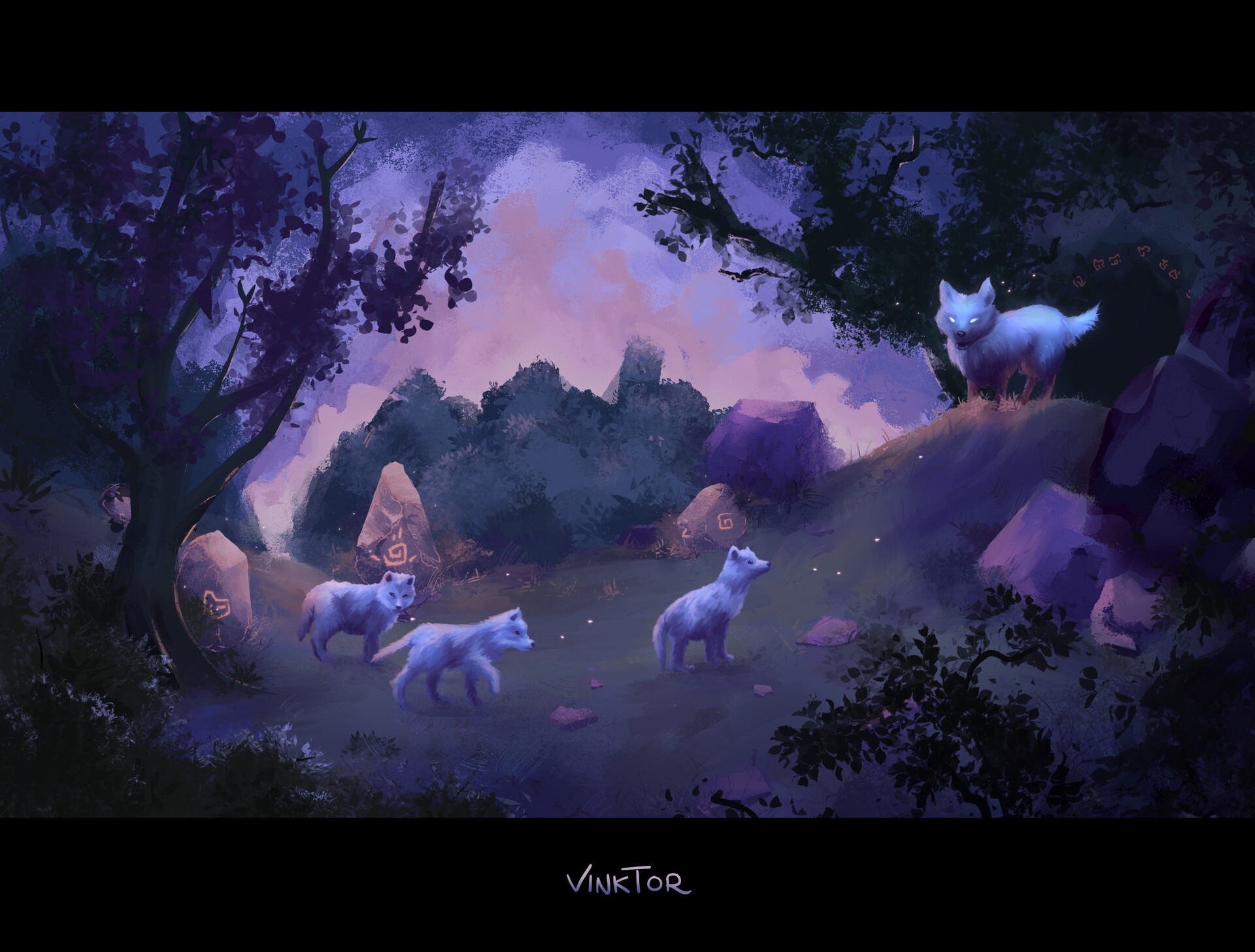 ArtStation - The wolves