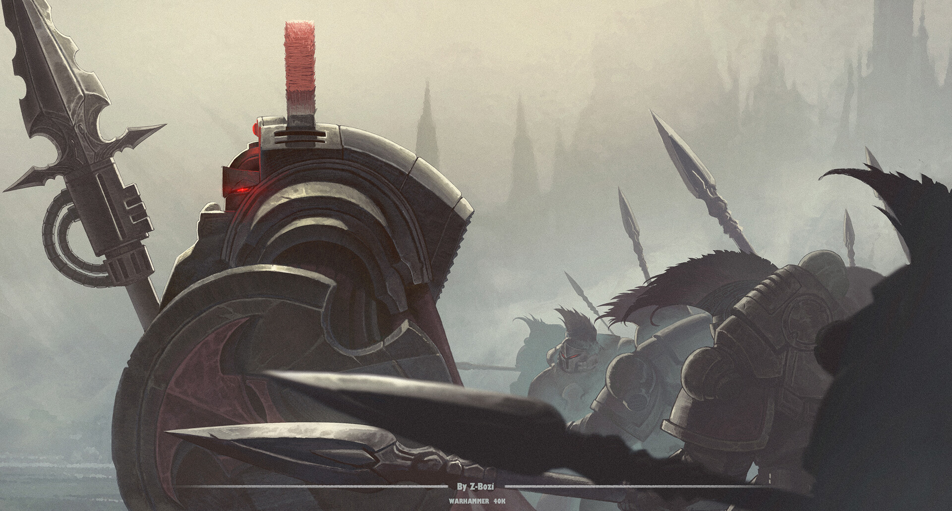 ArtStation - 【战锤40K】米诺陶战团Minotaur Chapter