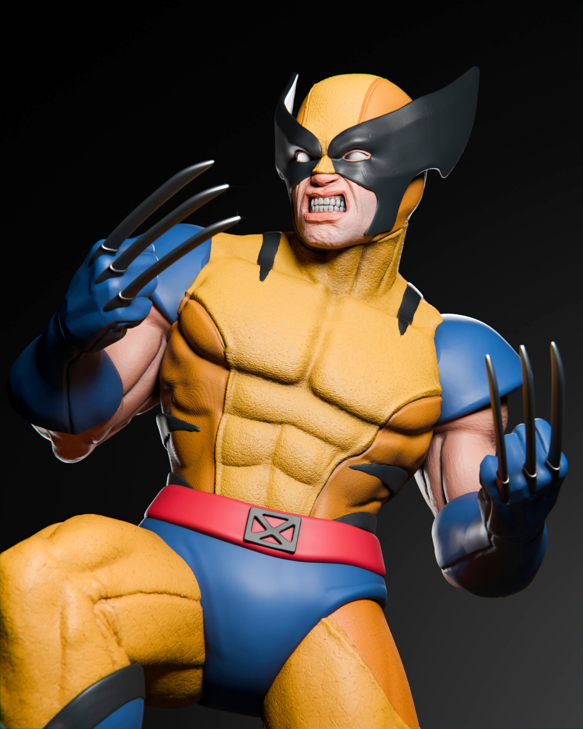ArtStation - Wolverine 3D sculpt