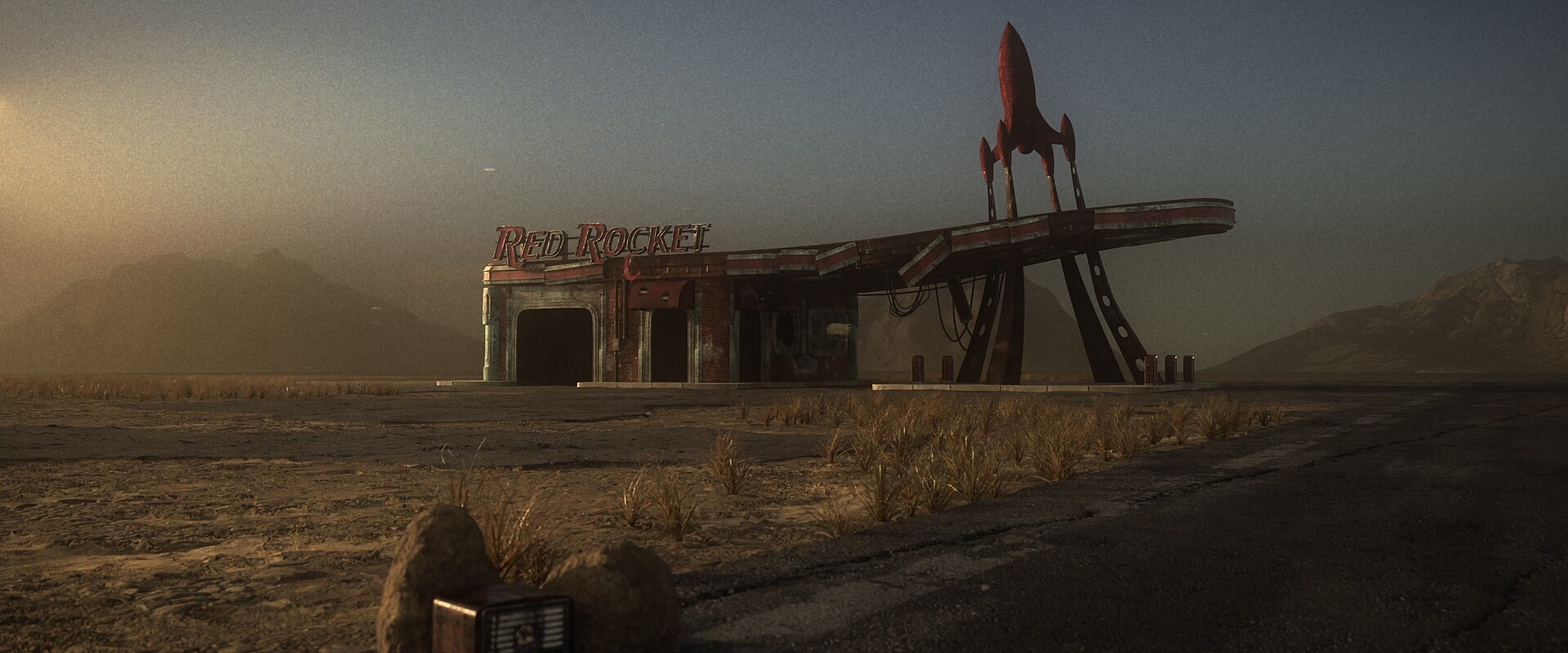 ArtStation - Fallout Gas Station