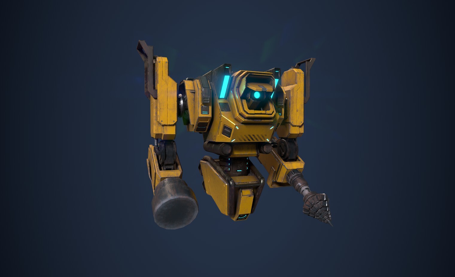 ArtStation - NETVRK - Mining Mecha