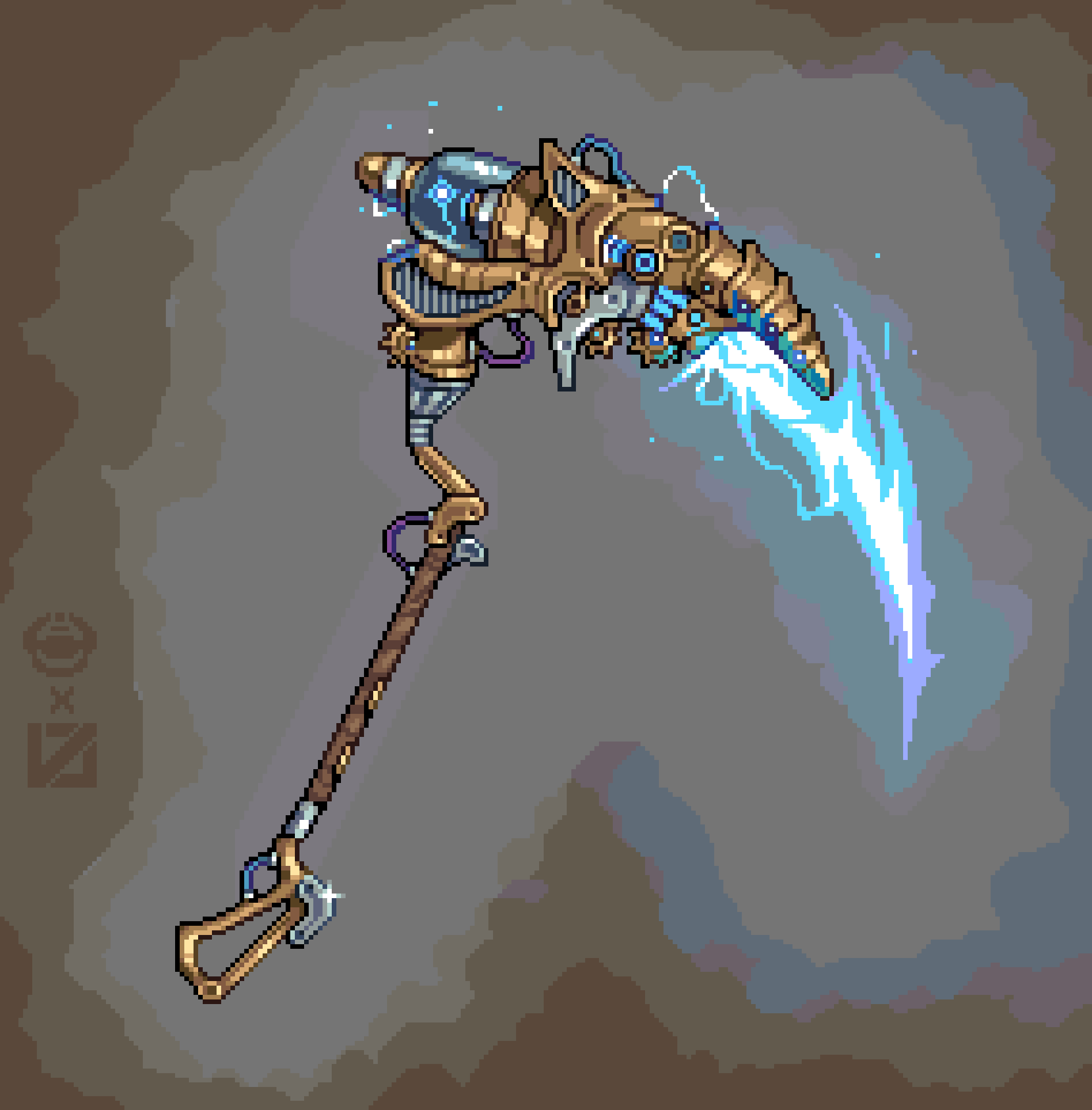 ArtStation - Steampunk Scythe