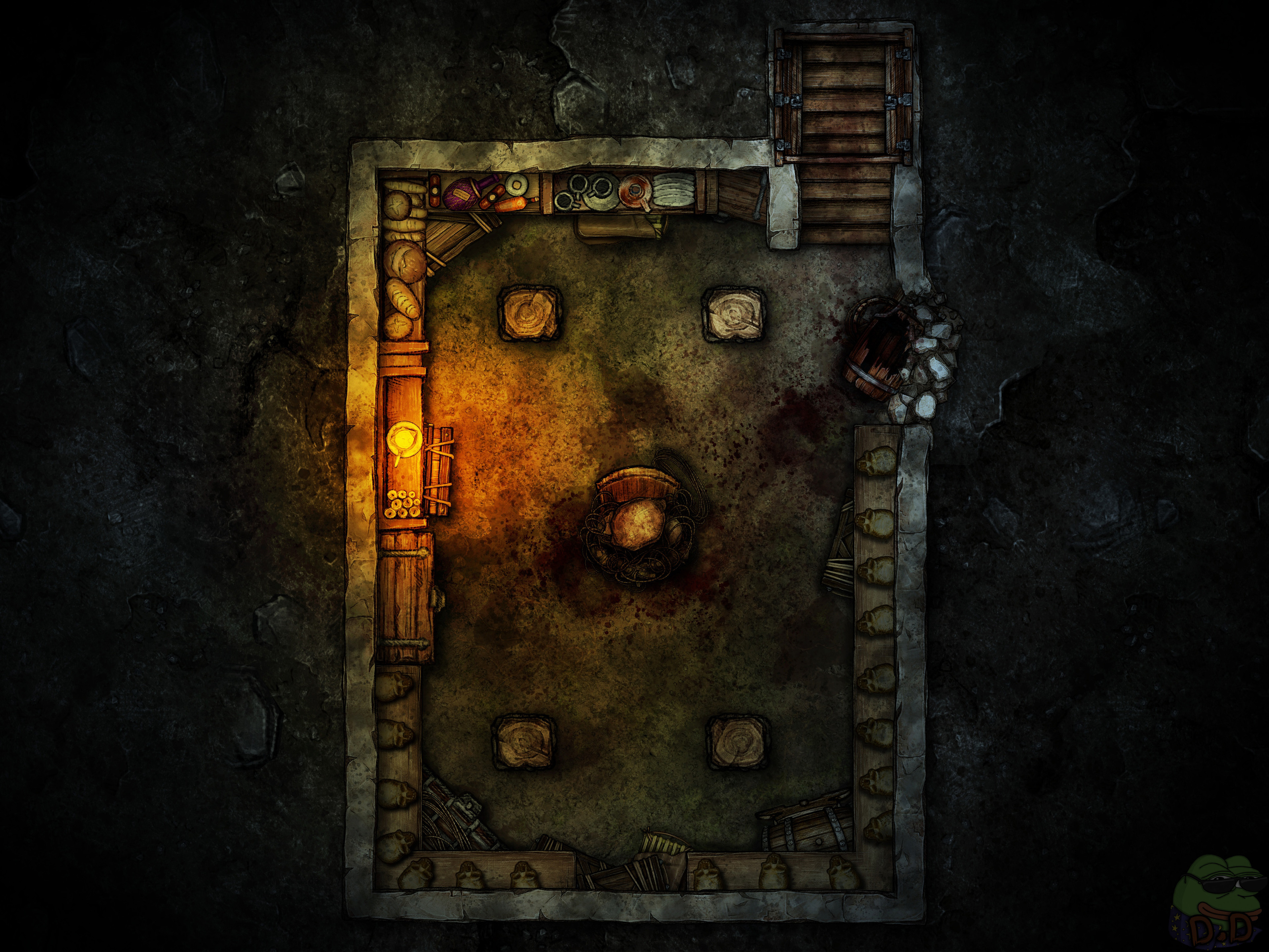 Detailed Dungeons - Butterskull Ranch Farmhouse [Basement] [Night ...