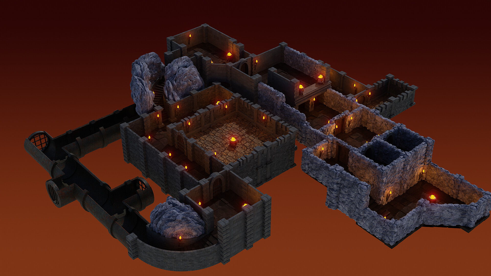 ArtStation - Modular Dungeon Assets