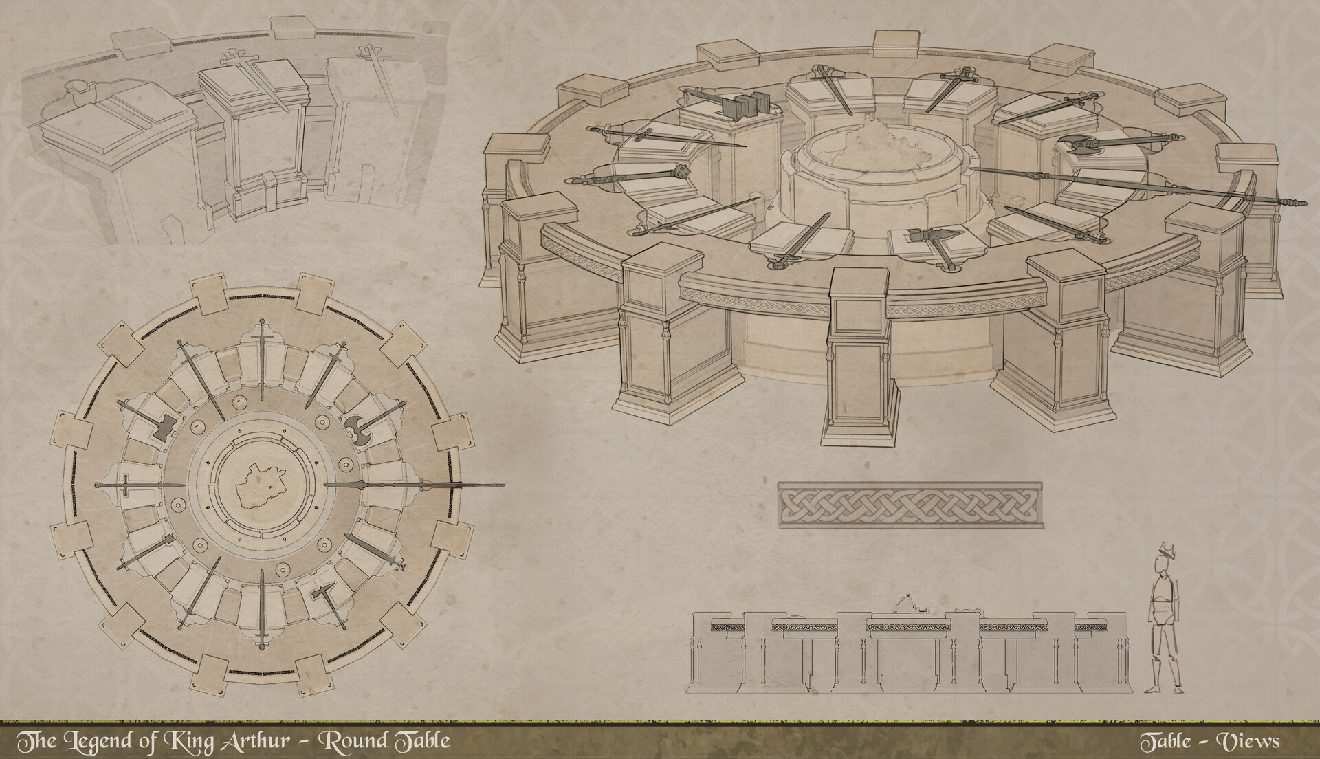 king arthur round table coloring pages