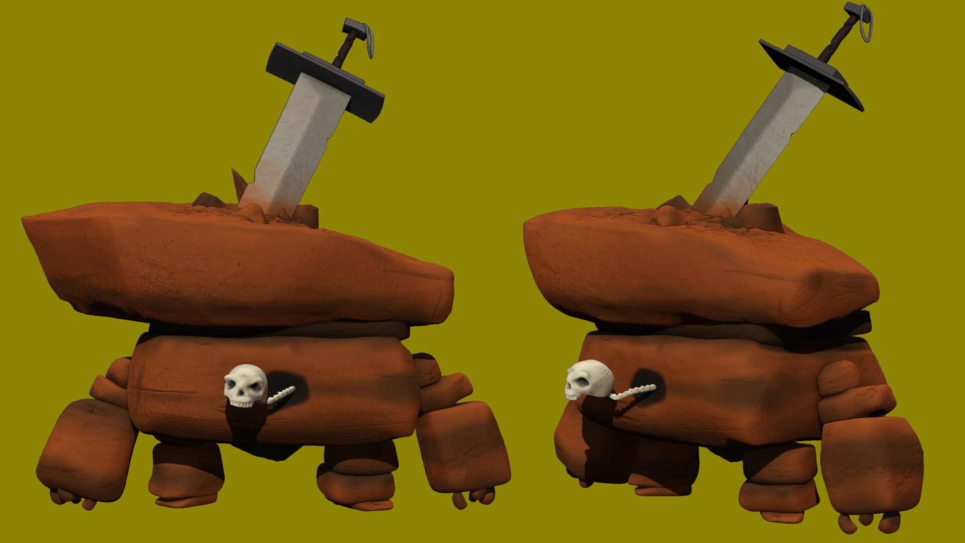 ArtStation - Rock Golem