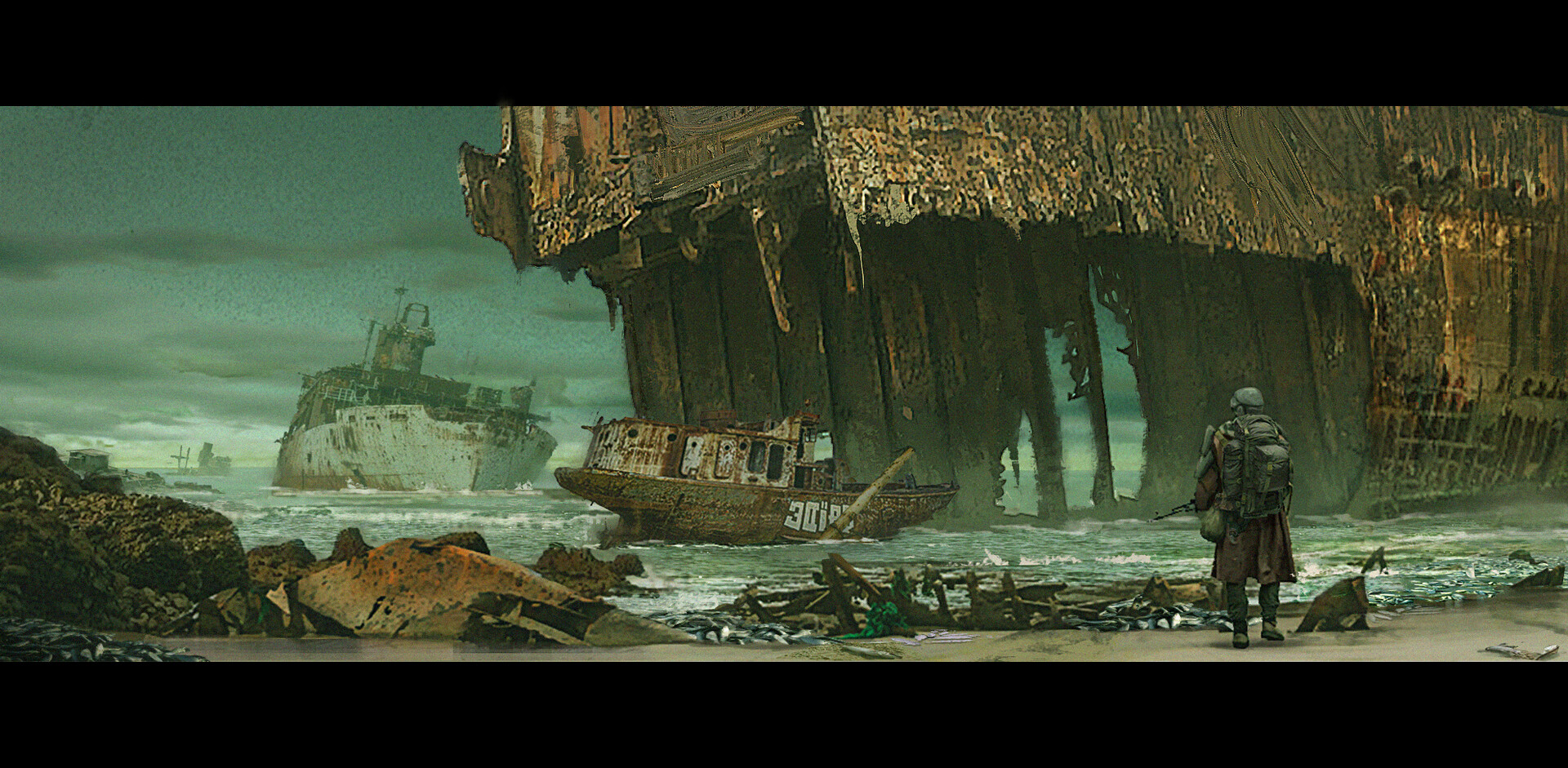 ArtStation - Ship Graveyard
