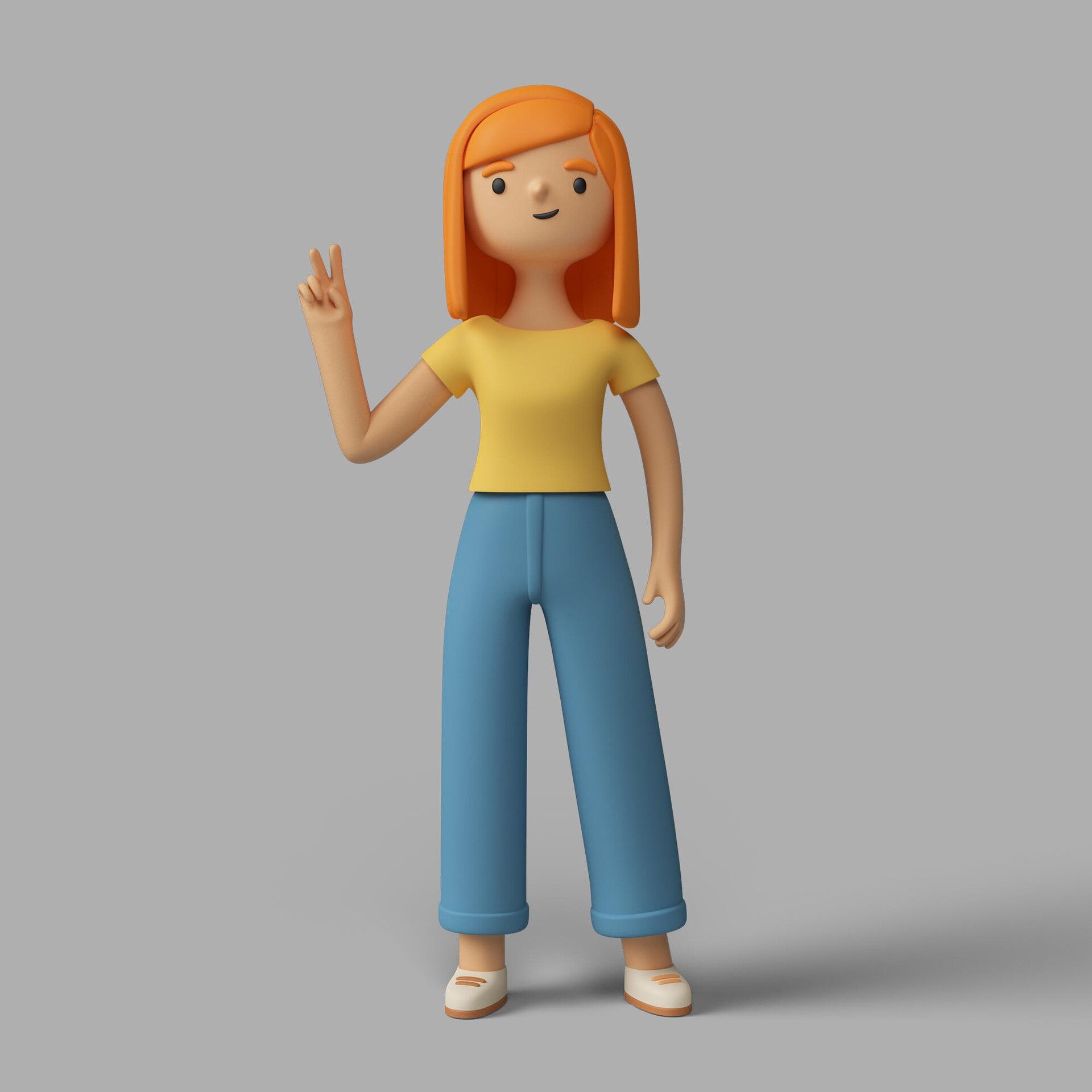 ArtStation - 3d character low poly