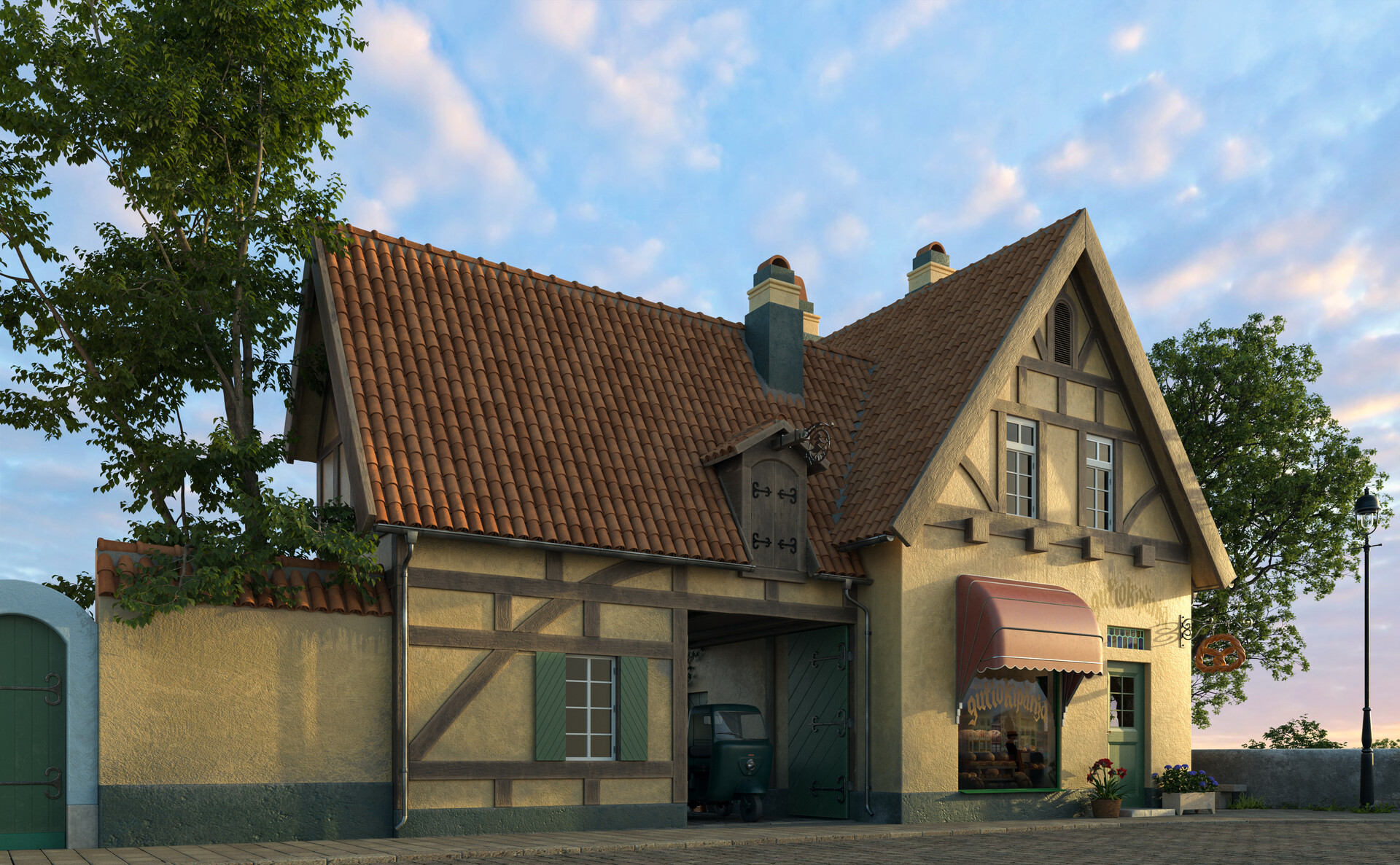 ArtStation - Kiki's delivery service - Bakery