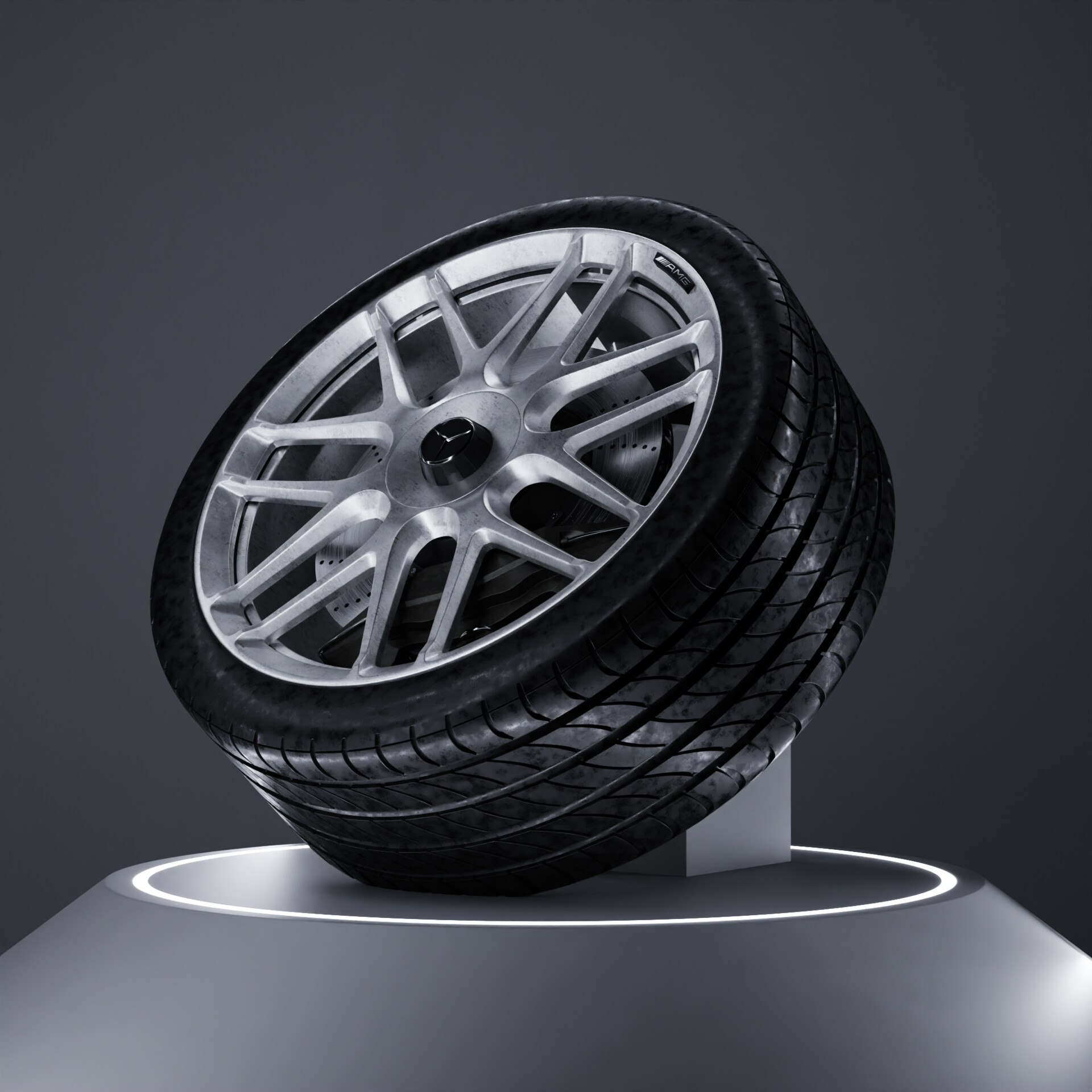 ArtStation - Car Wheel