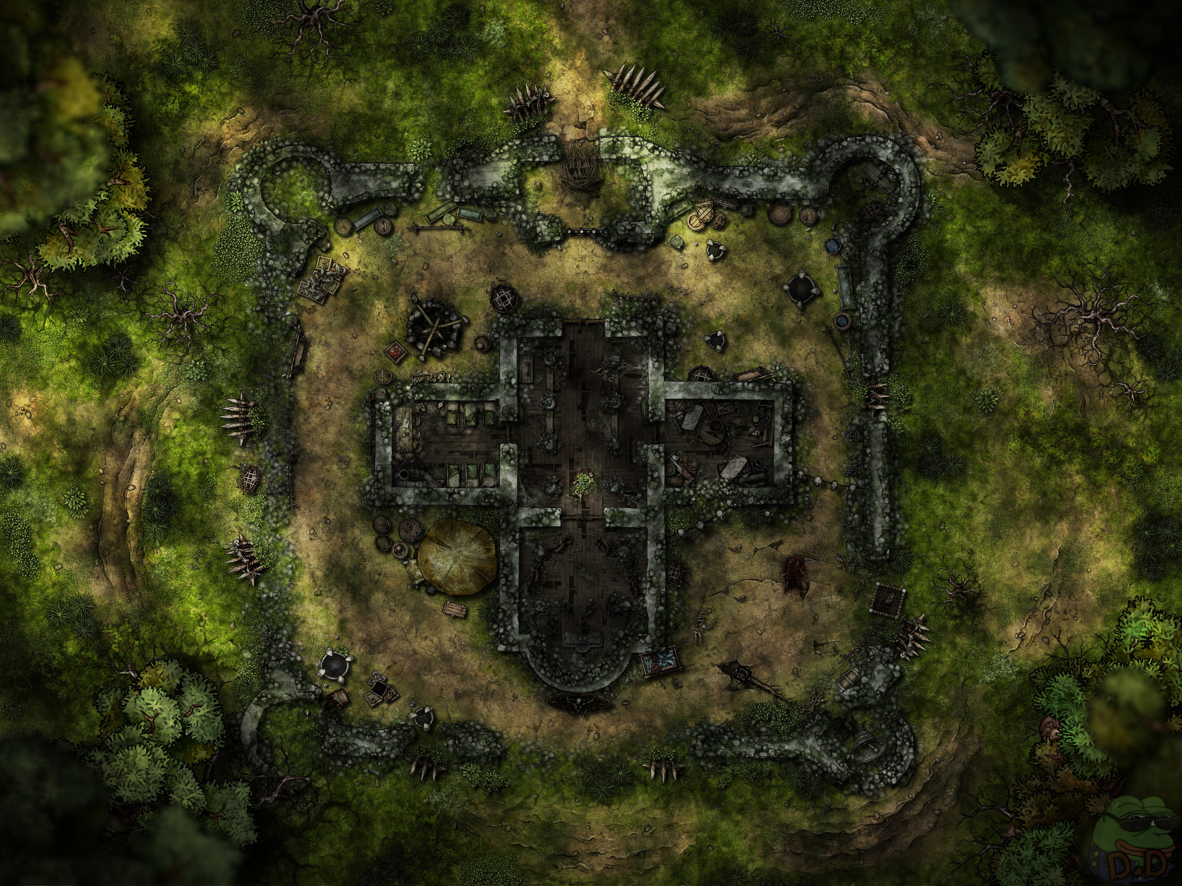 Detailed Dungeons - Shrine of Savras [Day] [Dragon of the Icespire Peak]