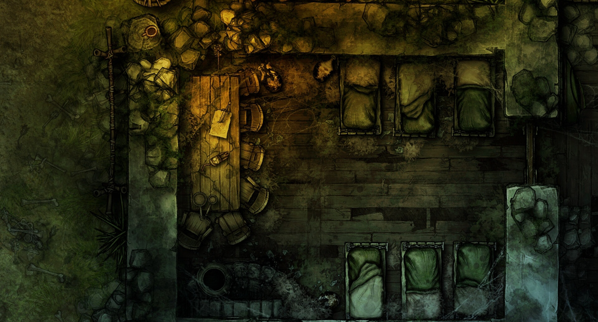 Detailed Dungeons - Shrine of Savras [Night] [Dragon of the Icespire Peak]