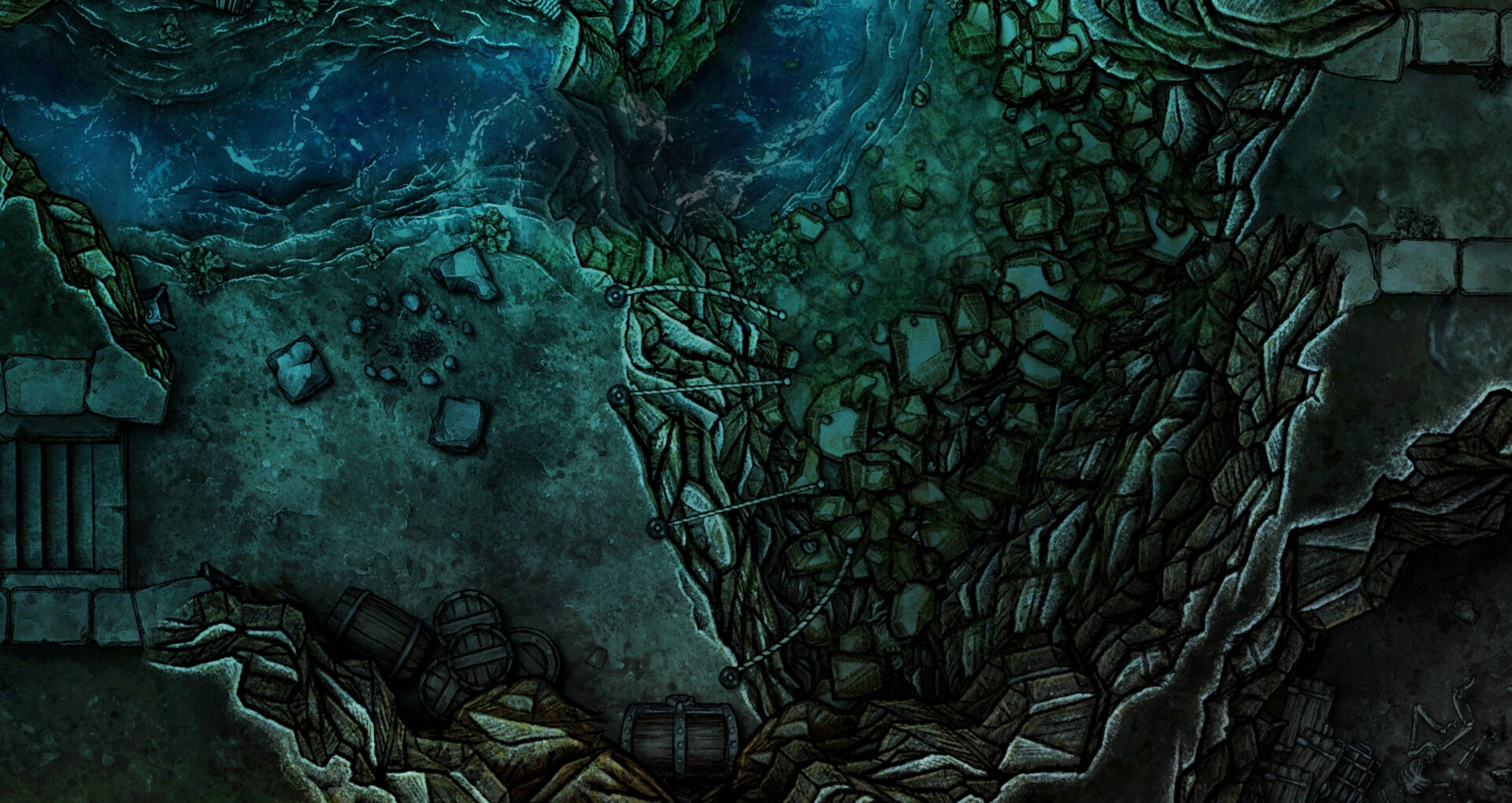 Detailed Dungeons - Wave Echo Cave [Night] [Lost Mine of Phandelver]