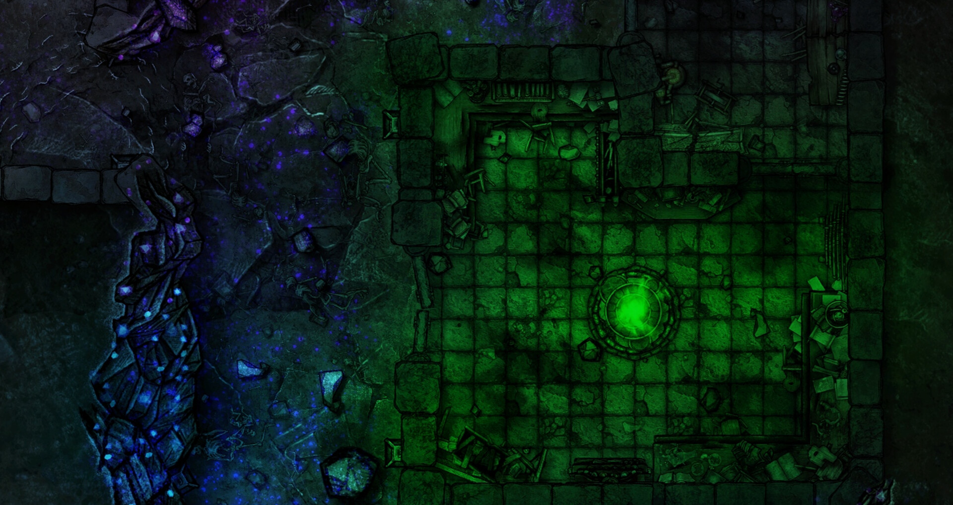Detailed Dungeons - Wave Echo Cave [Night] [Lost Mine of Phandelver]