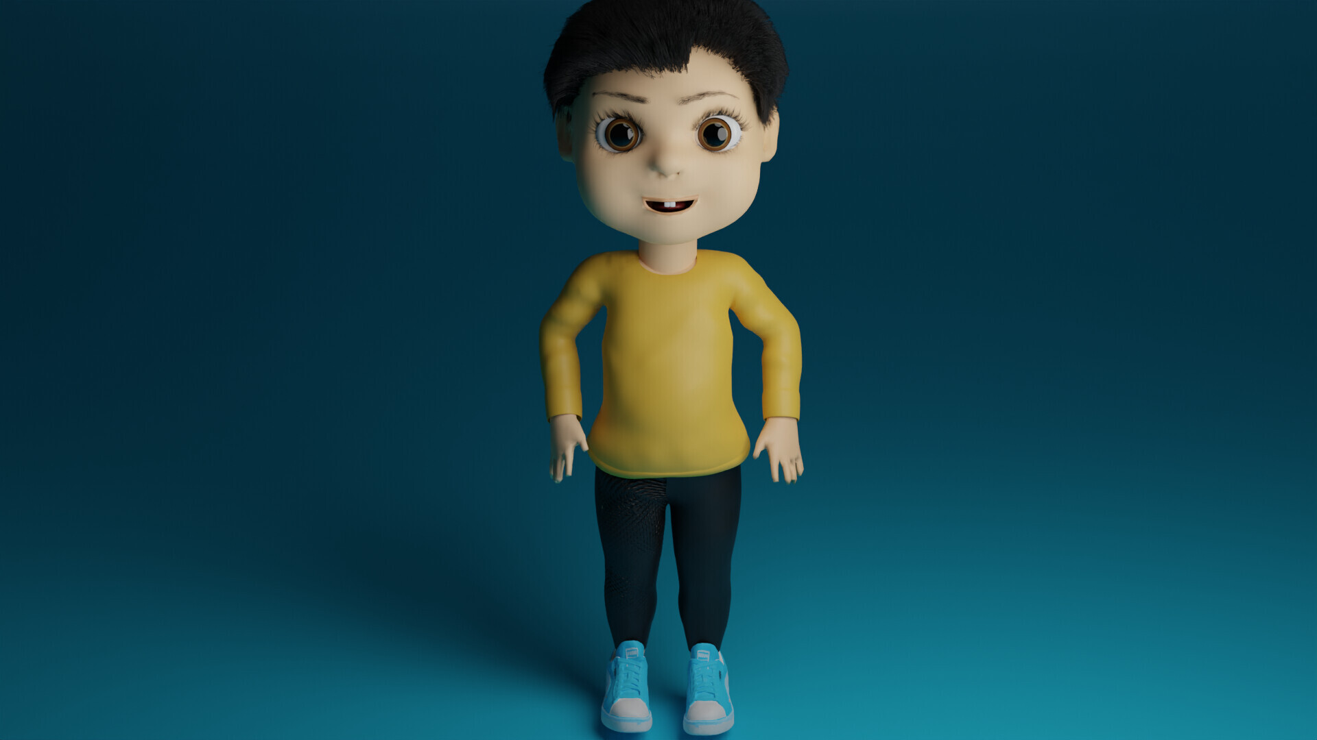 ArtStation - 3D Baby Boy Rigged