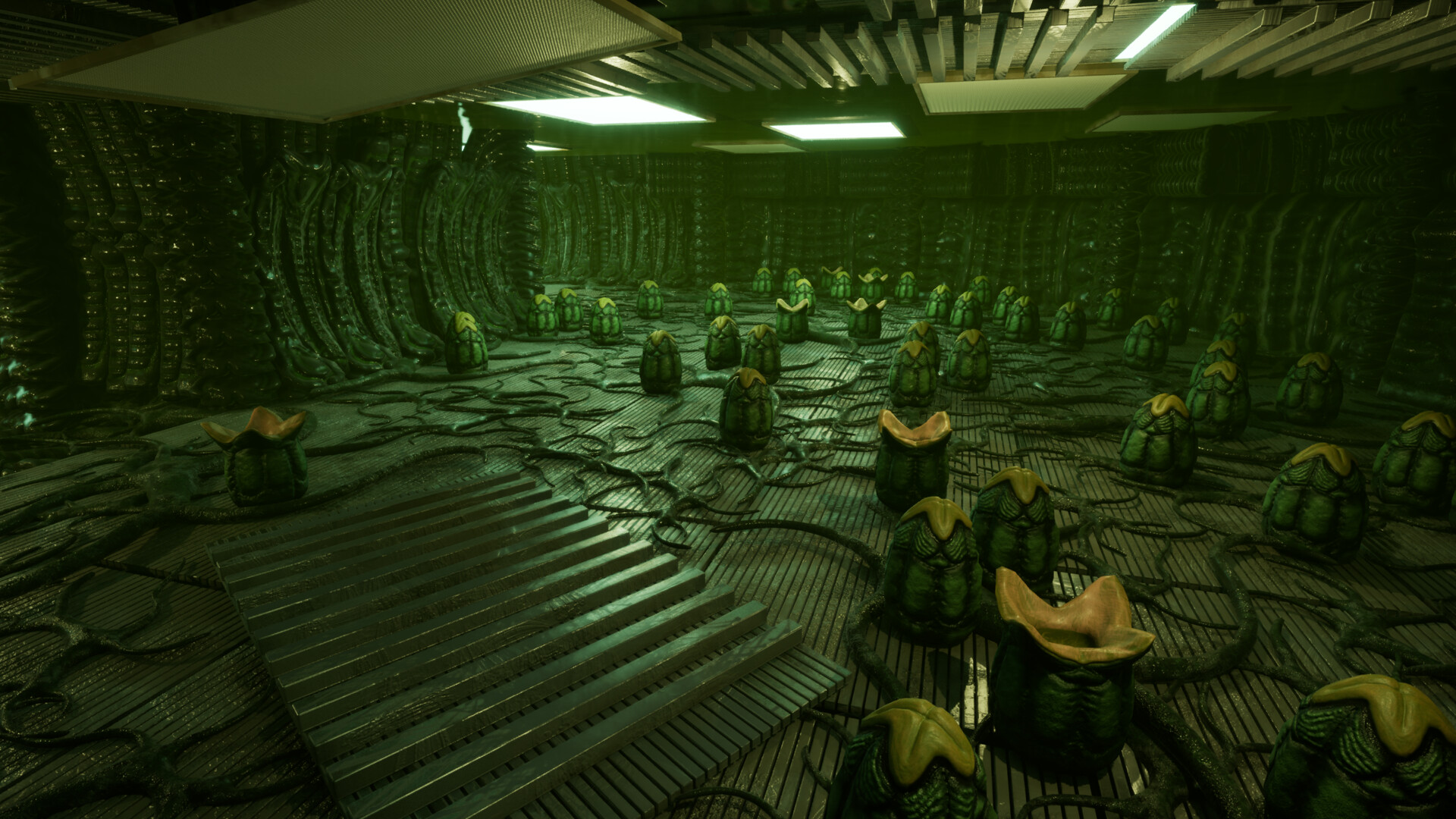 ArtStation - Aliens Inspired Hallway in Unreal and Unity