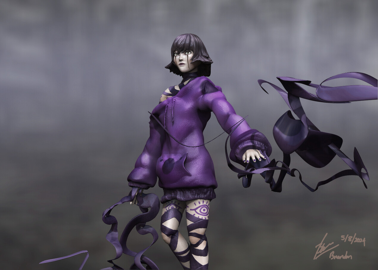 ArtStation - DeadSlug Girl 3D Character Sculpt