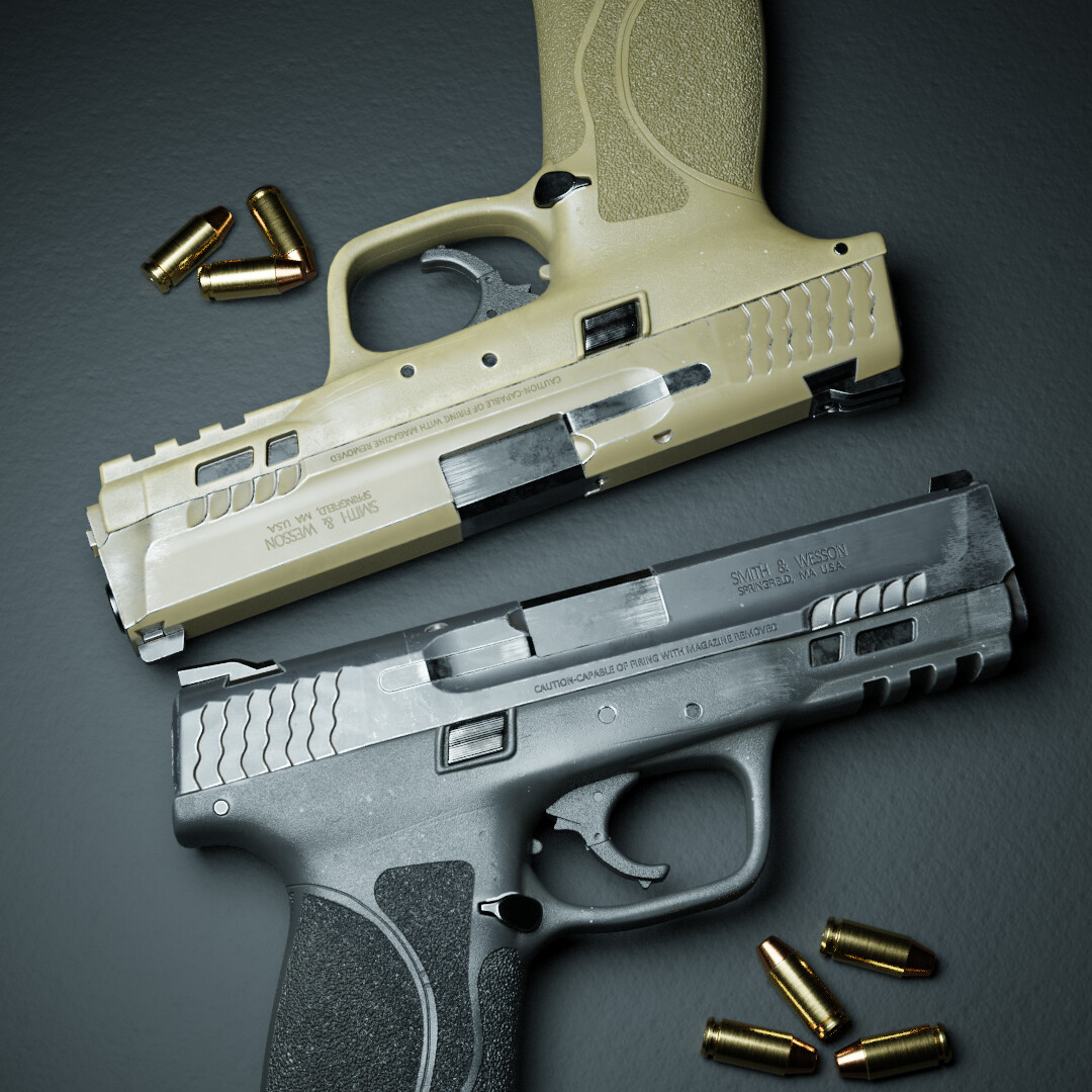 ArtStation - Smith & Wesson M&P 40